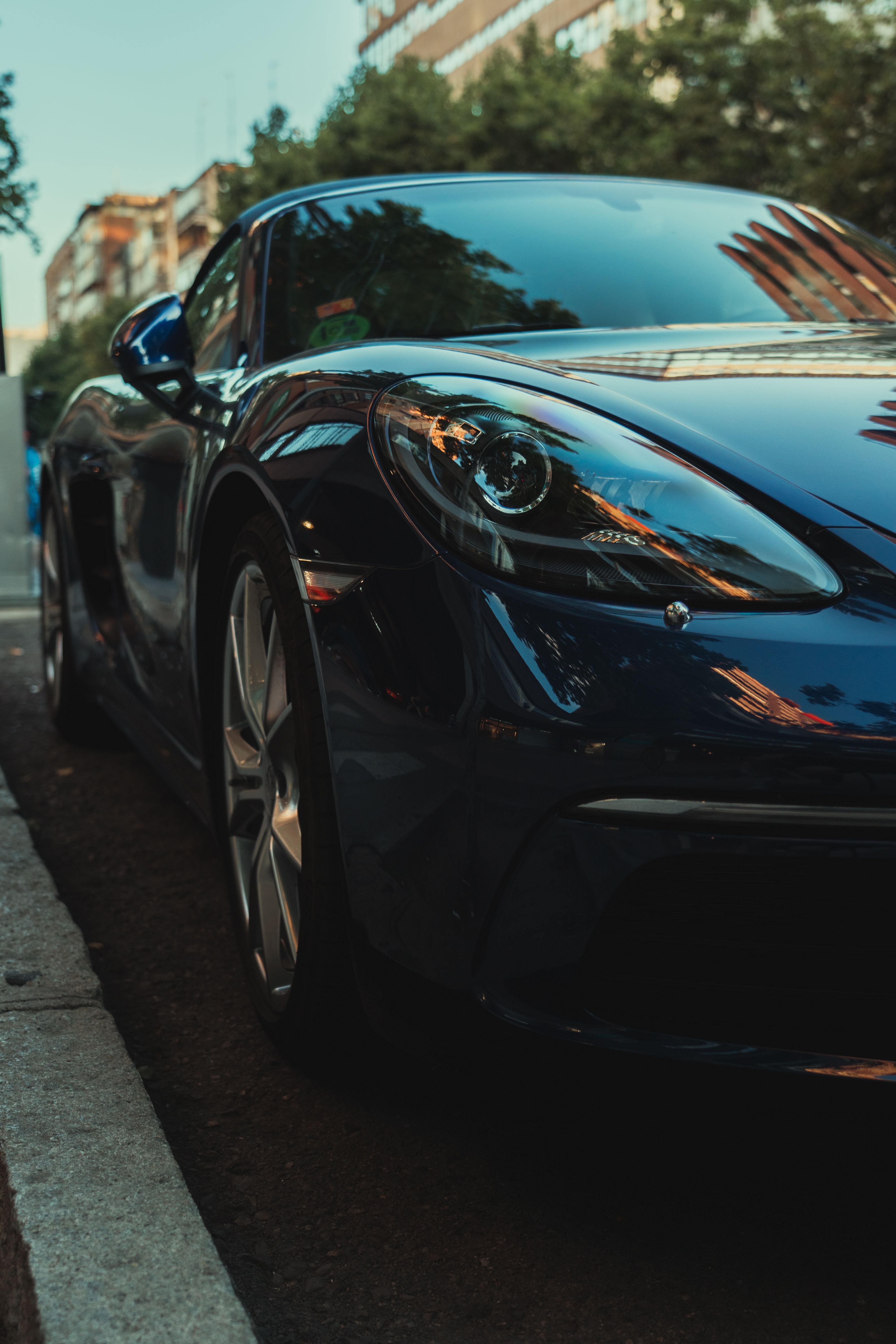 Close-up of a Black Car · Free Stock Photo