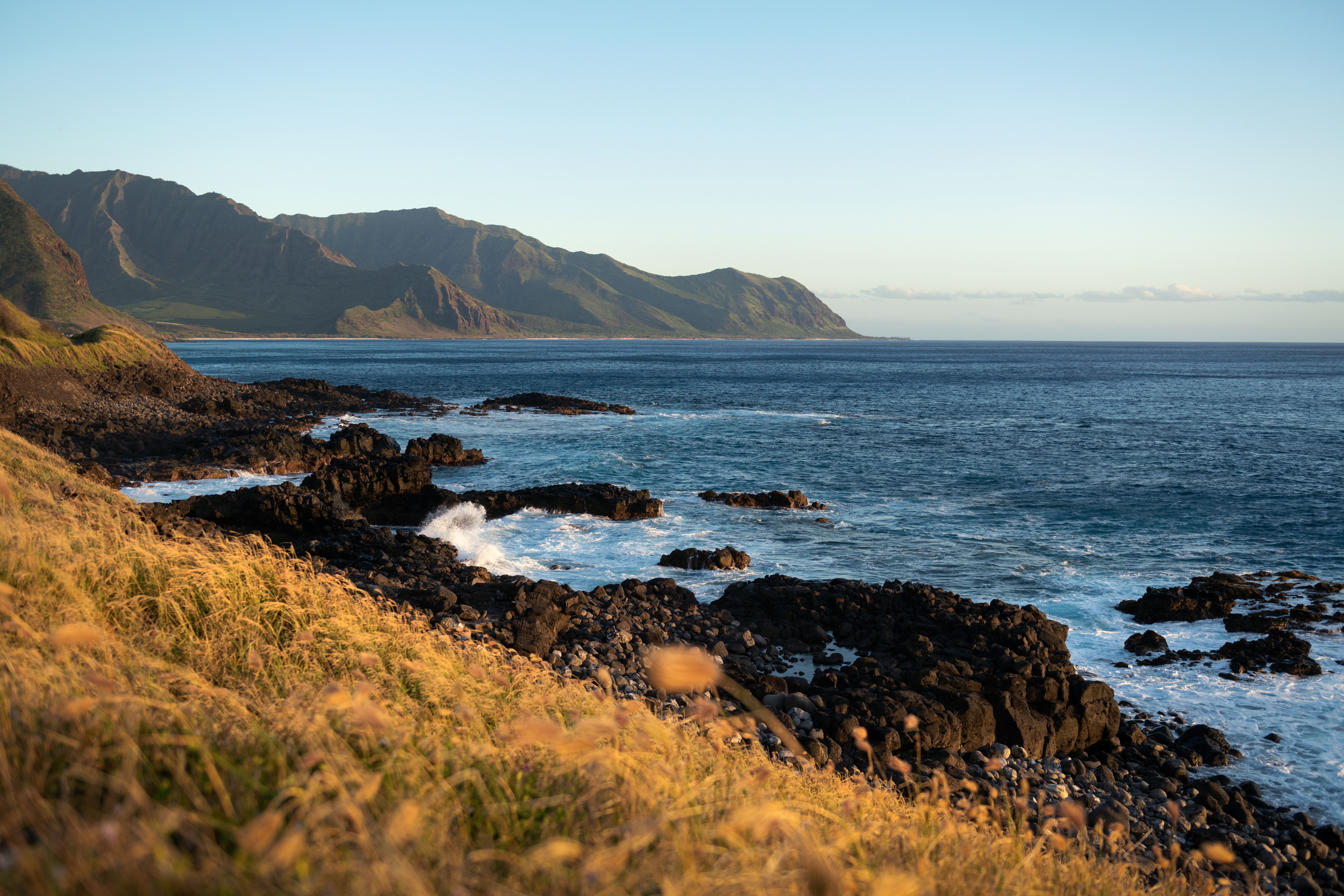 Wide Angle View of a Coastline in Hawaii · Free Stock Photo