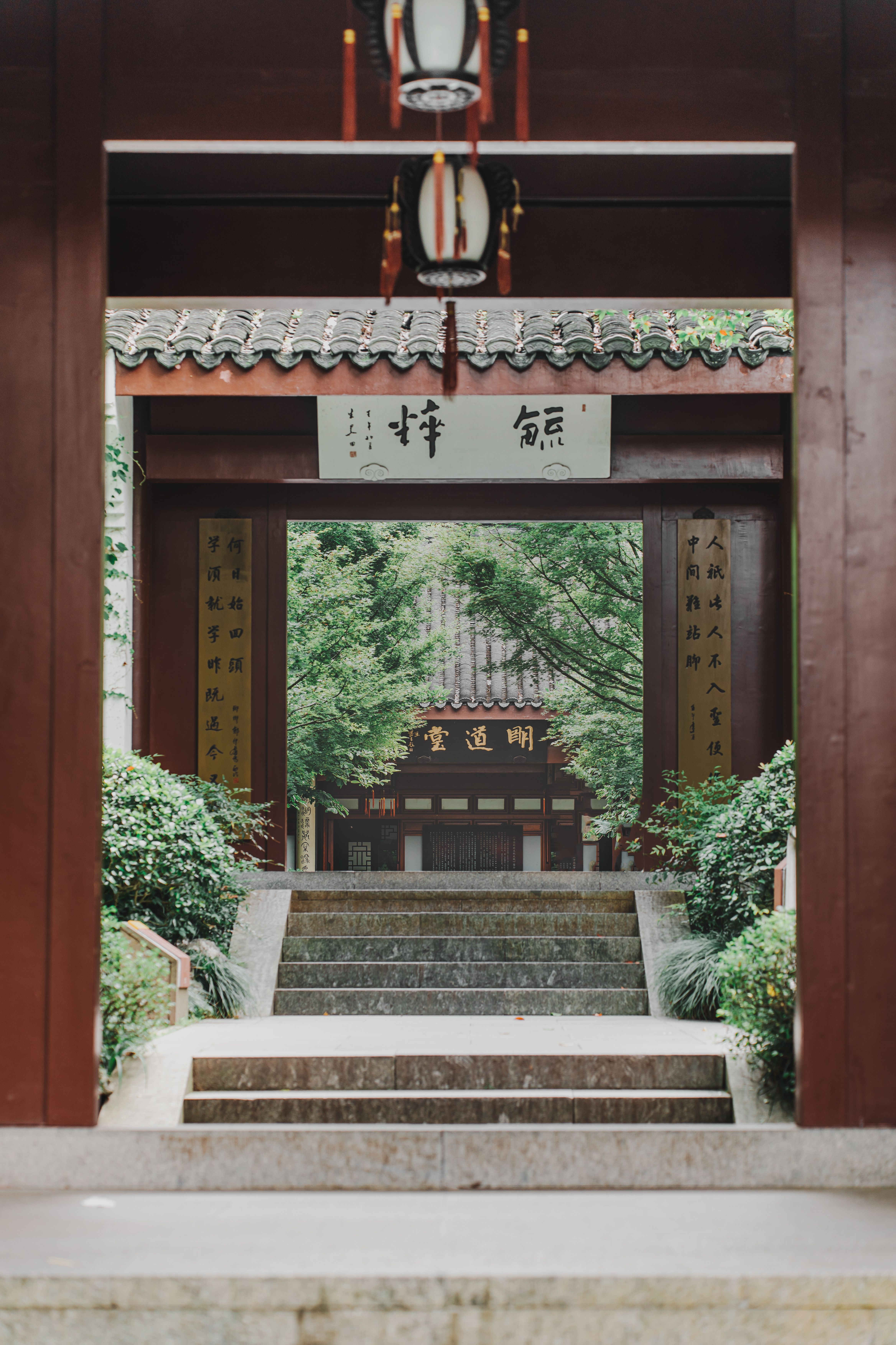 Stairs of a Temple · Free Stock Photo