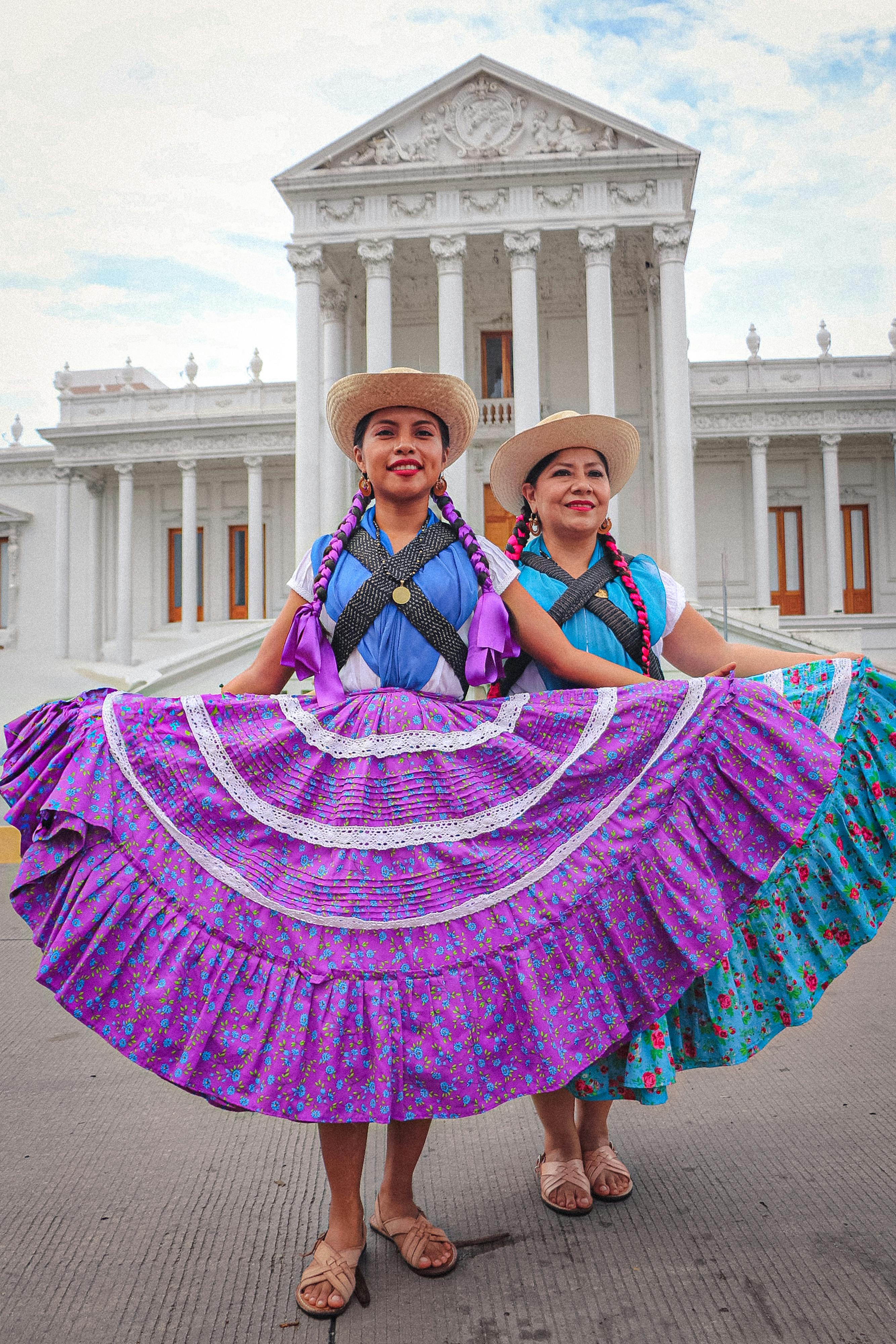 Dancers in Dresses and Hats · Free Stock Photo