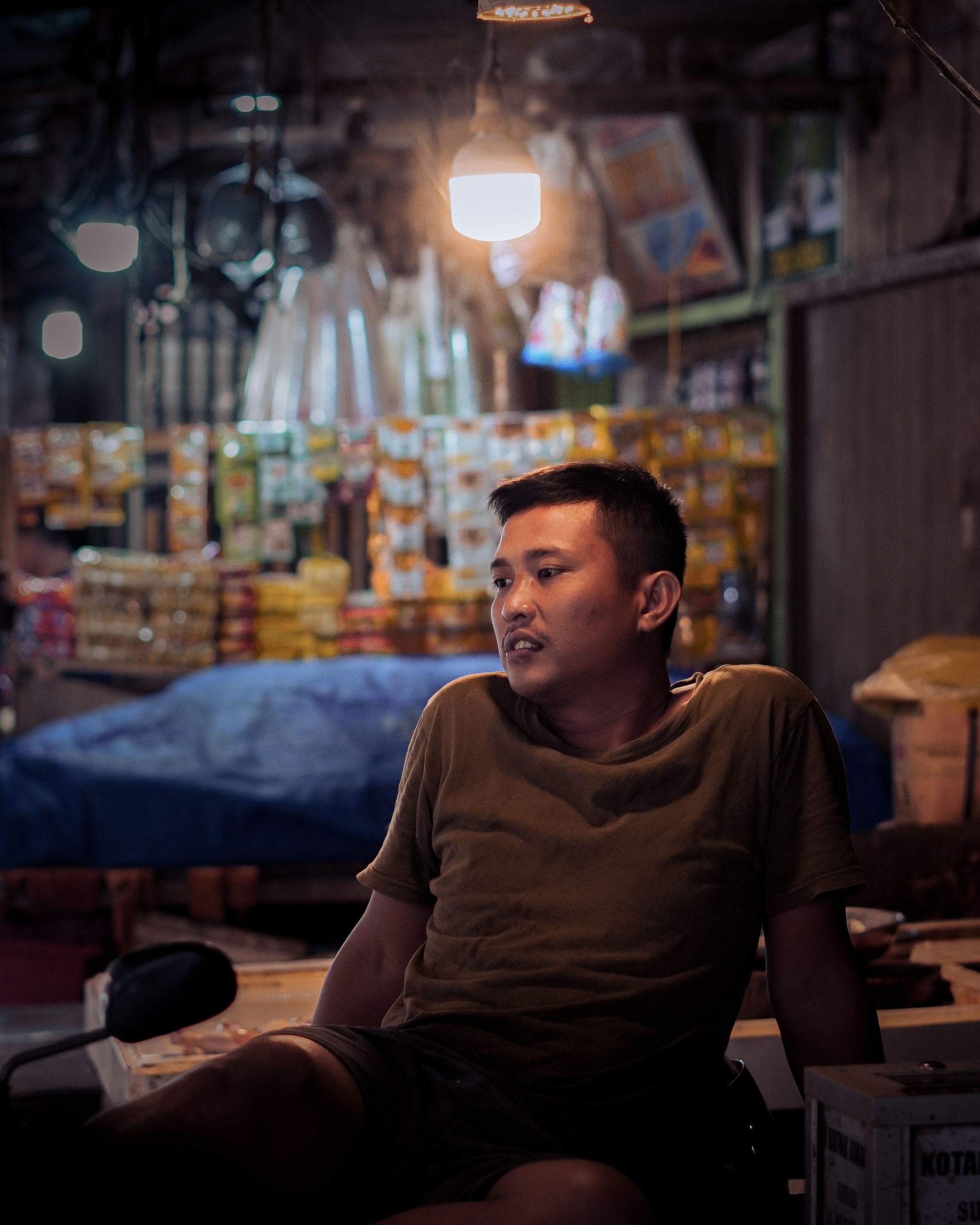 Portrait of Man in Traditional Basement · Free Stock Photo