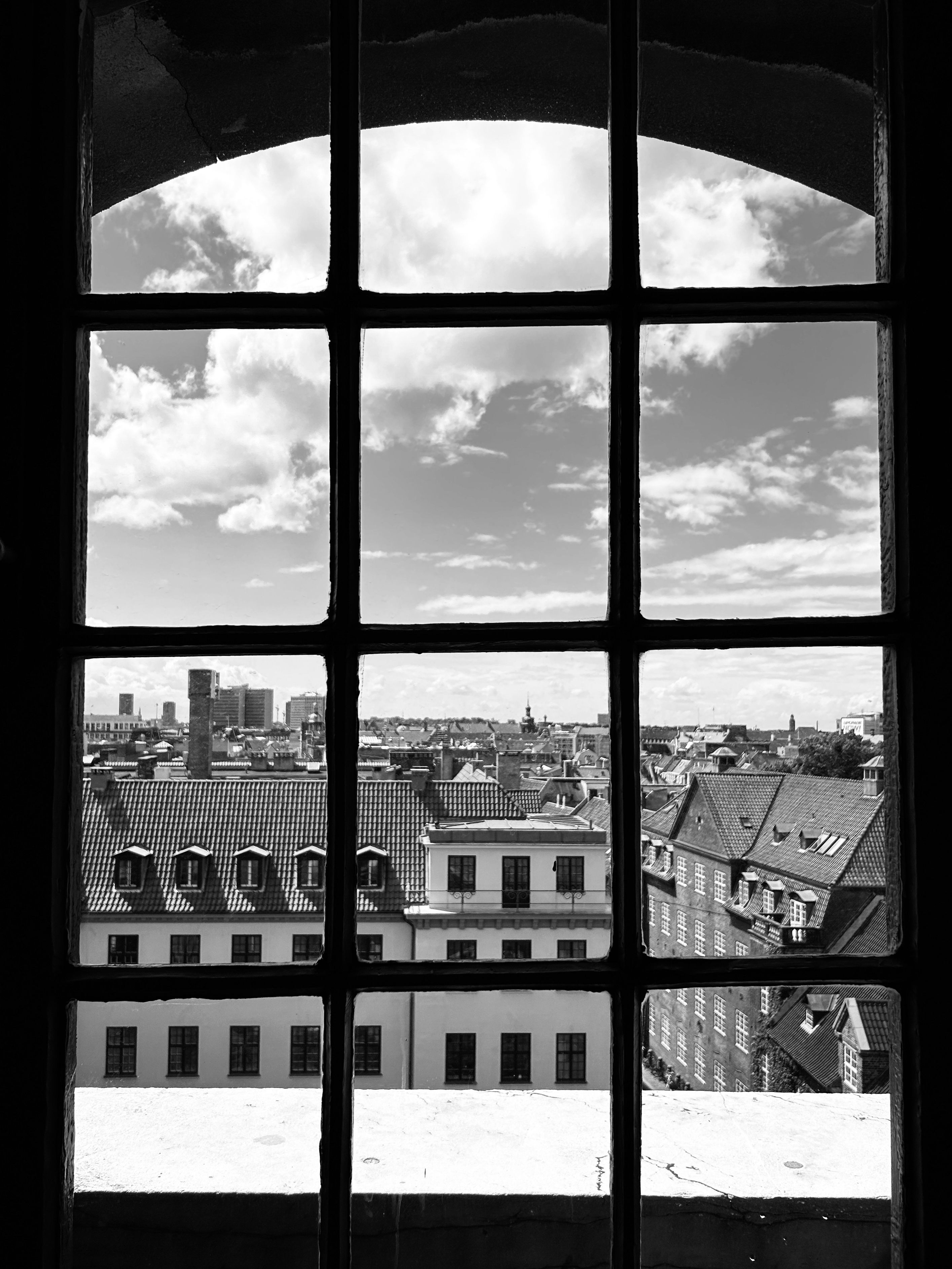 View of a Cityscape Out of the Window · Free Stock Photo