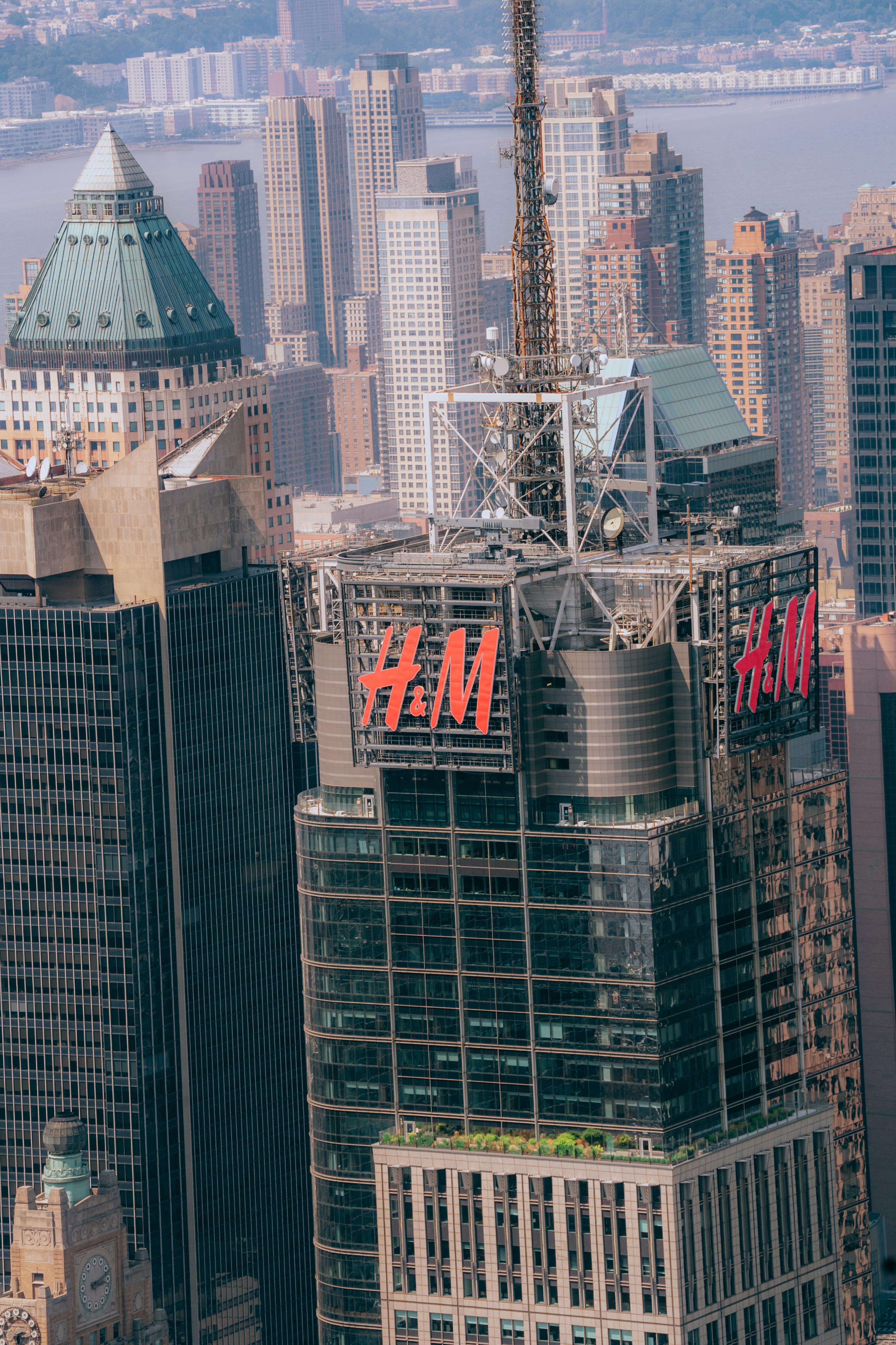 Aerial View of Skyscrapers in New York City, New York, USA · Free Stock ...