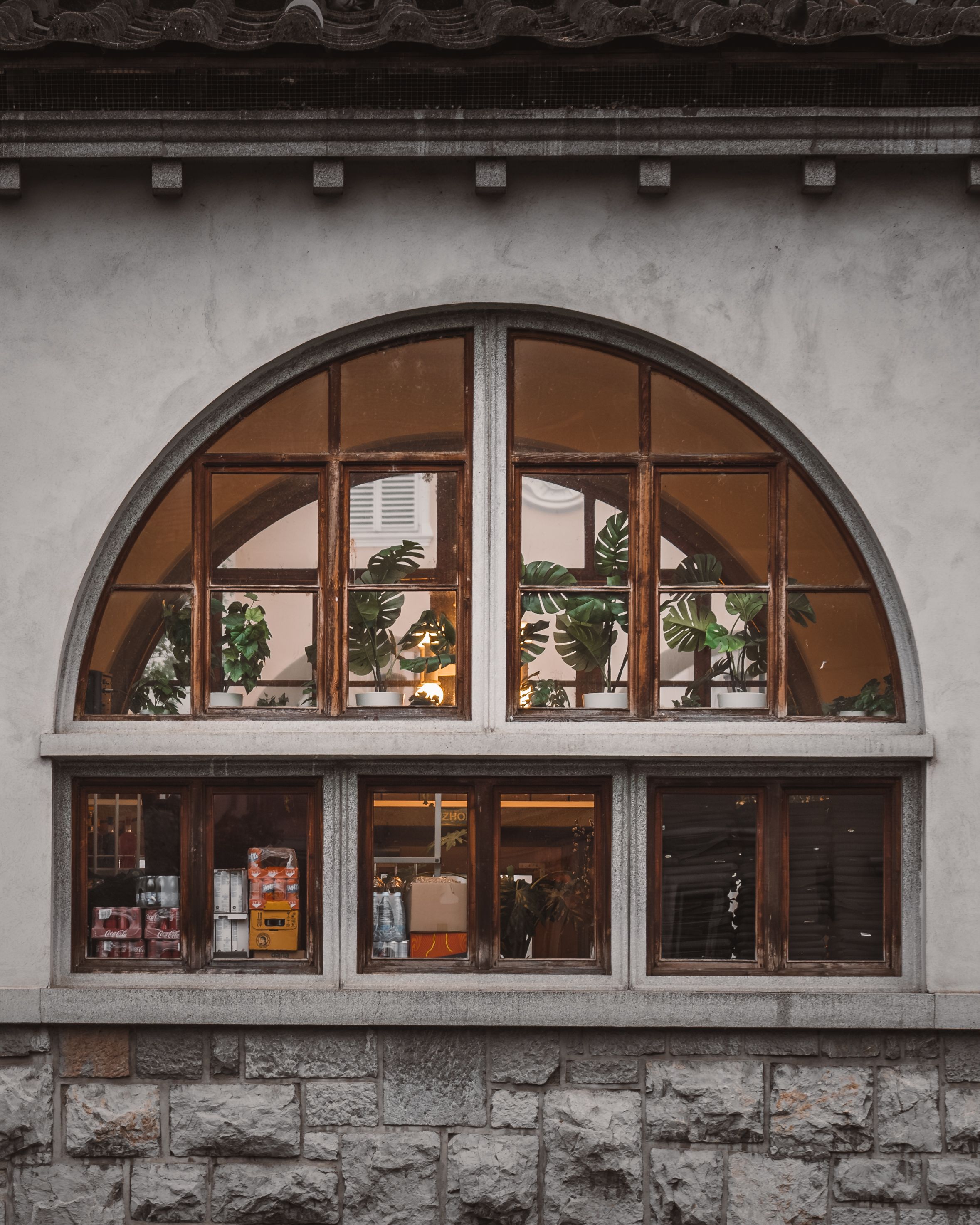 Cozy Café Window · Free Stock Photo