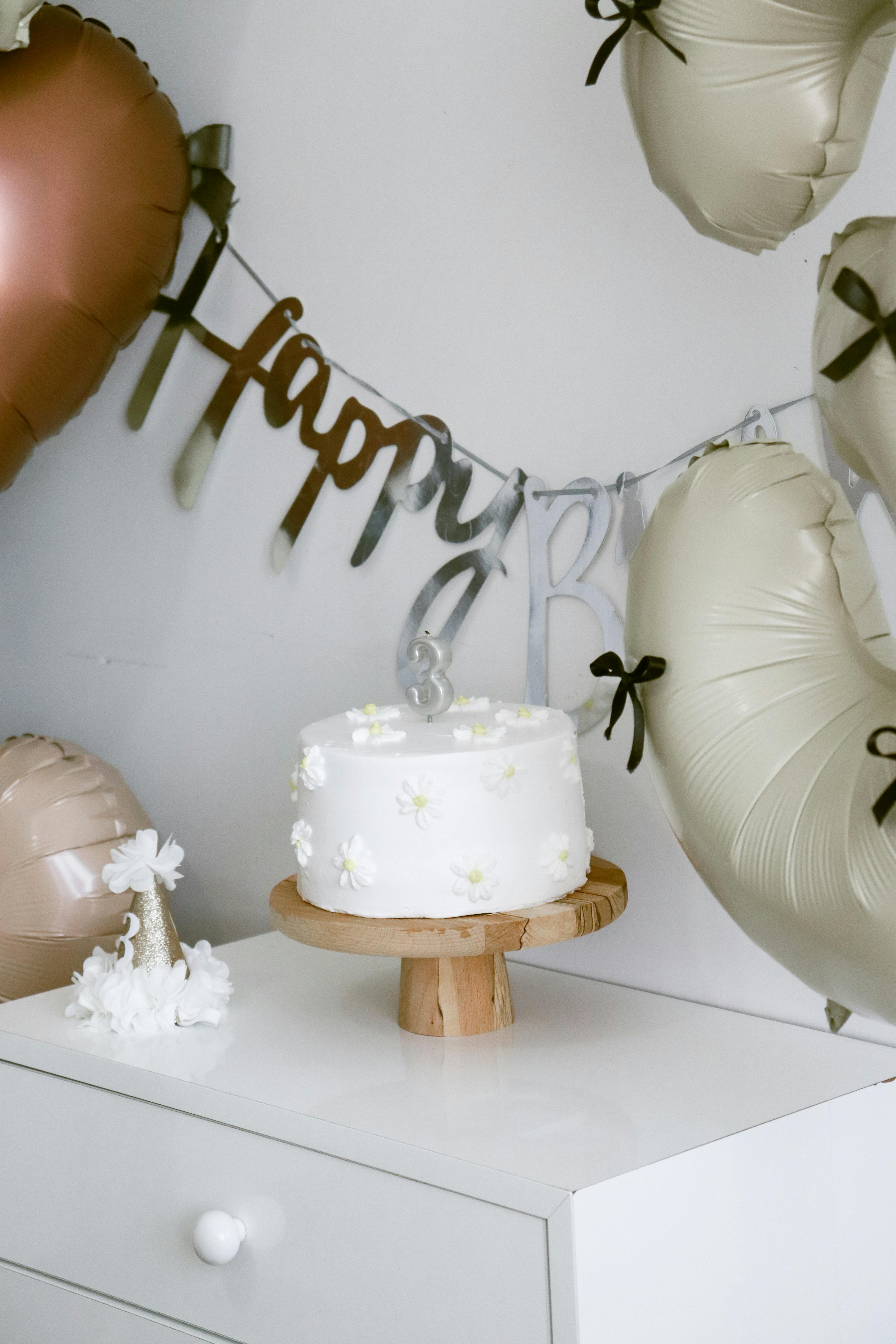 Third Birthday Cake · Free Stock Photo