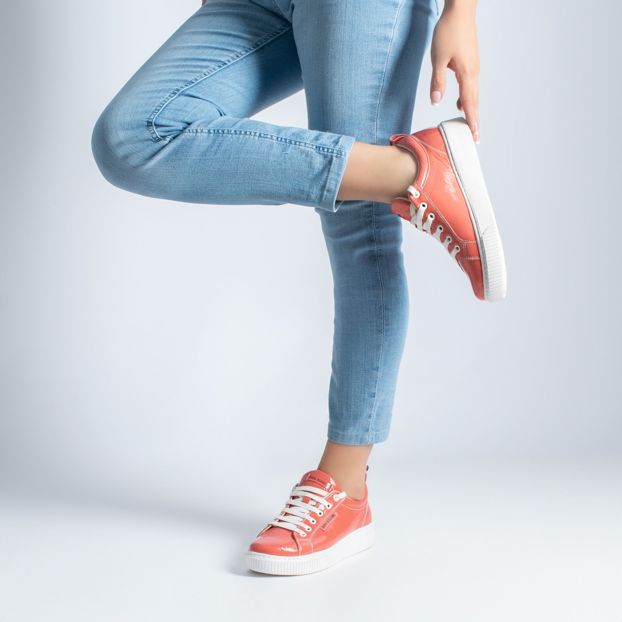 Person's Wearing White and Black Low-top Sneakers · Free Stock Photo