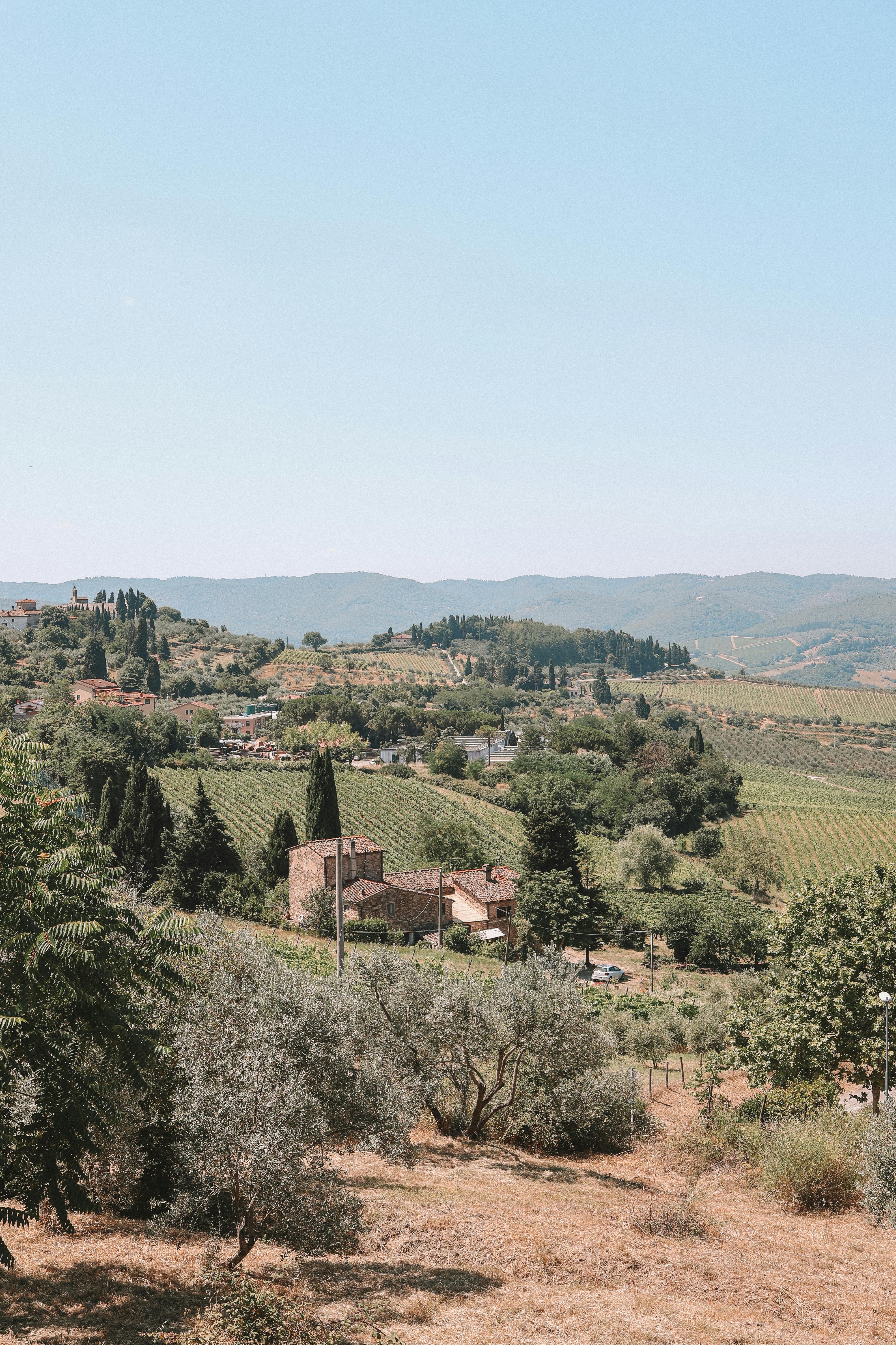 Scenic Pathway Through Italian Countryside Landscape · Free Stock Photo