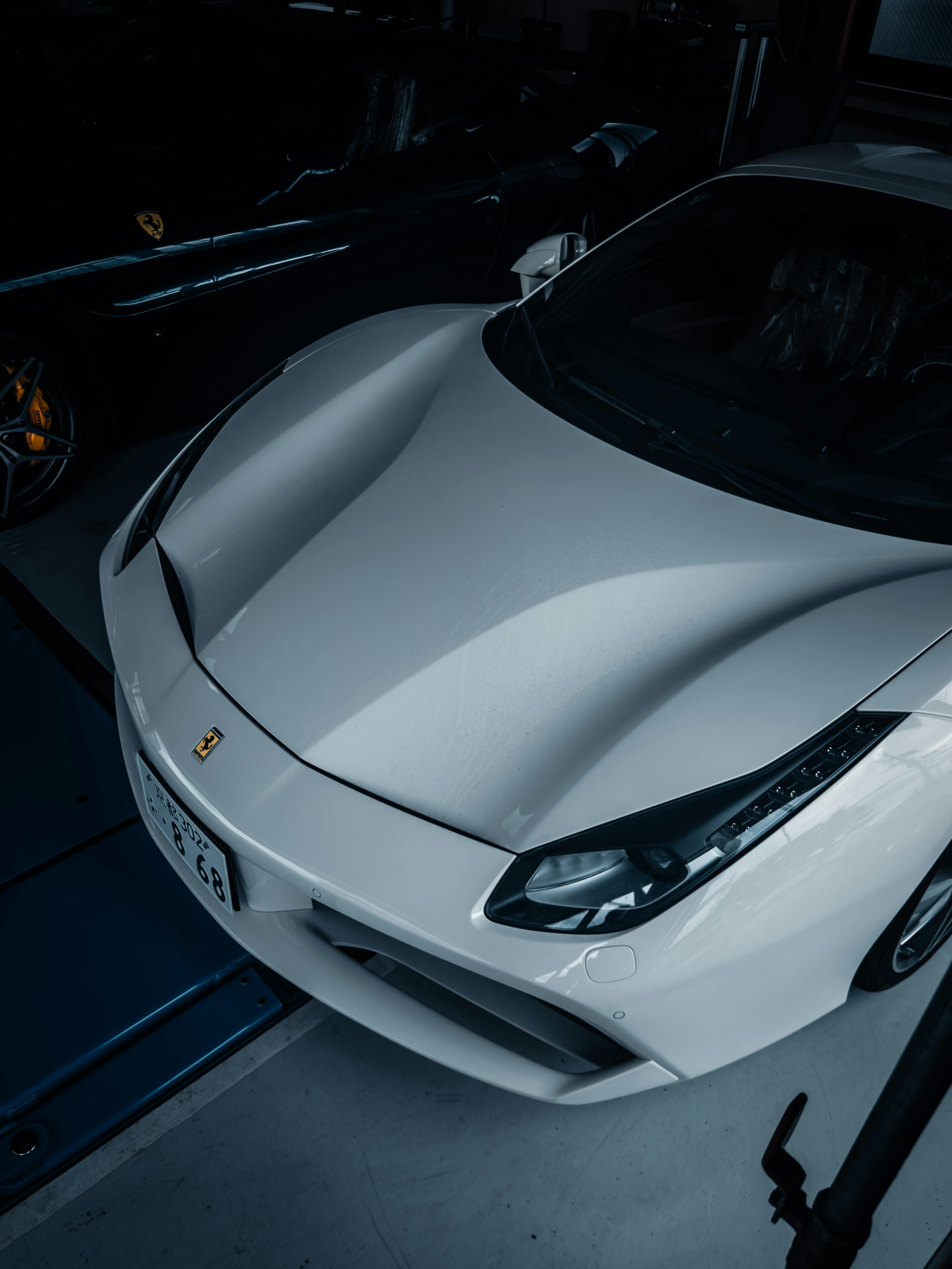 White Ferrari 488 Spider · Free Stock Photo