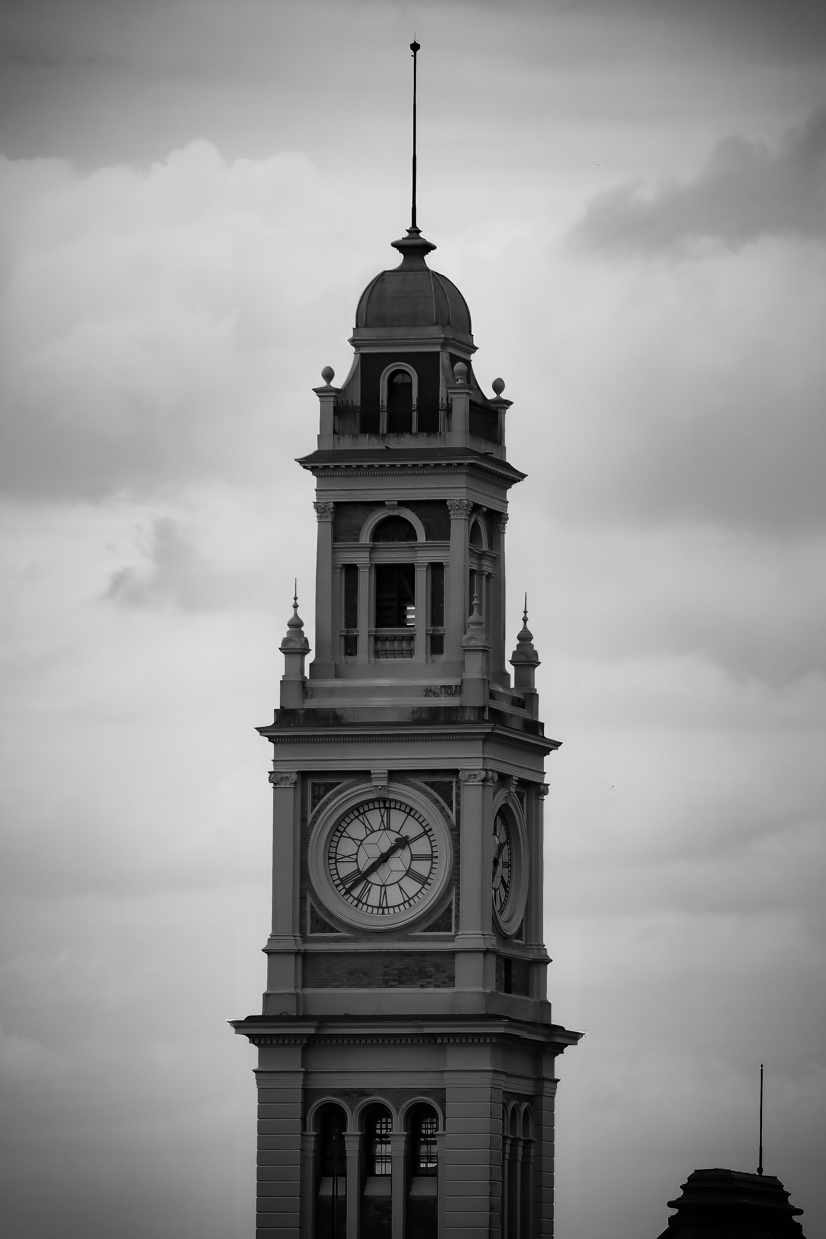 Close-up of a Clock Tower in Sao Paulo · Free Stock Photo