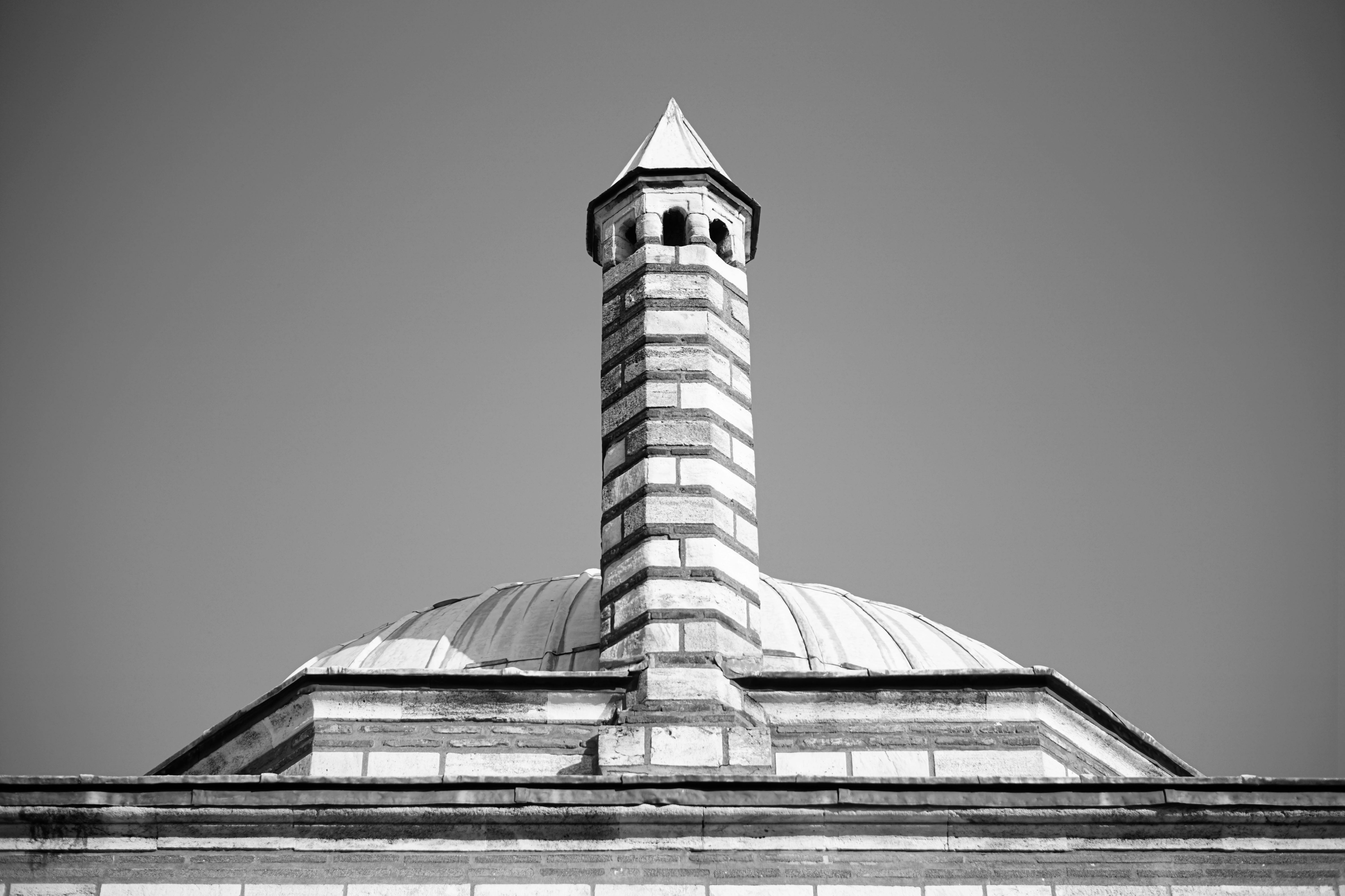 Brick Turret on the Dome of the Mosque · Free Stock Photo