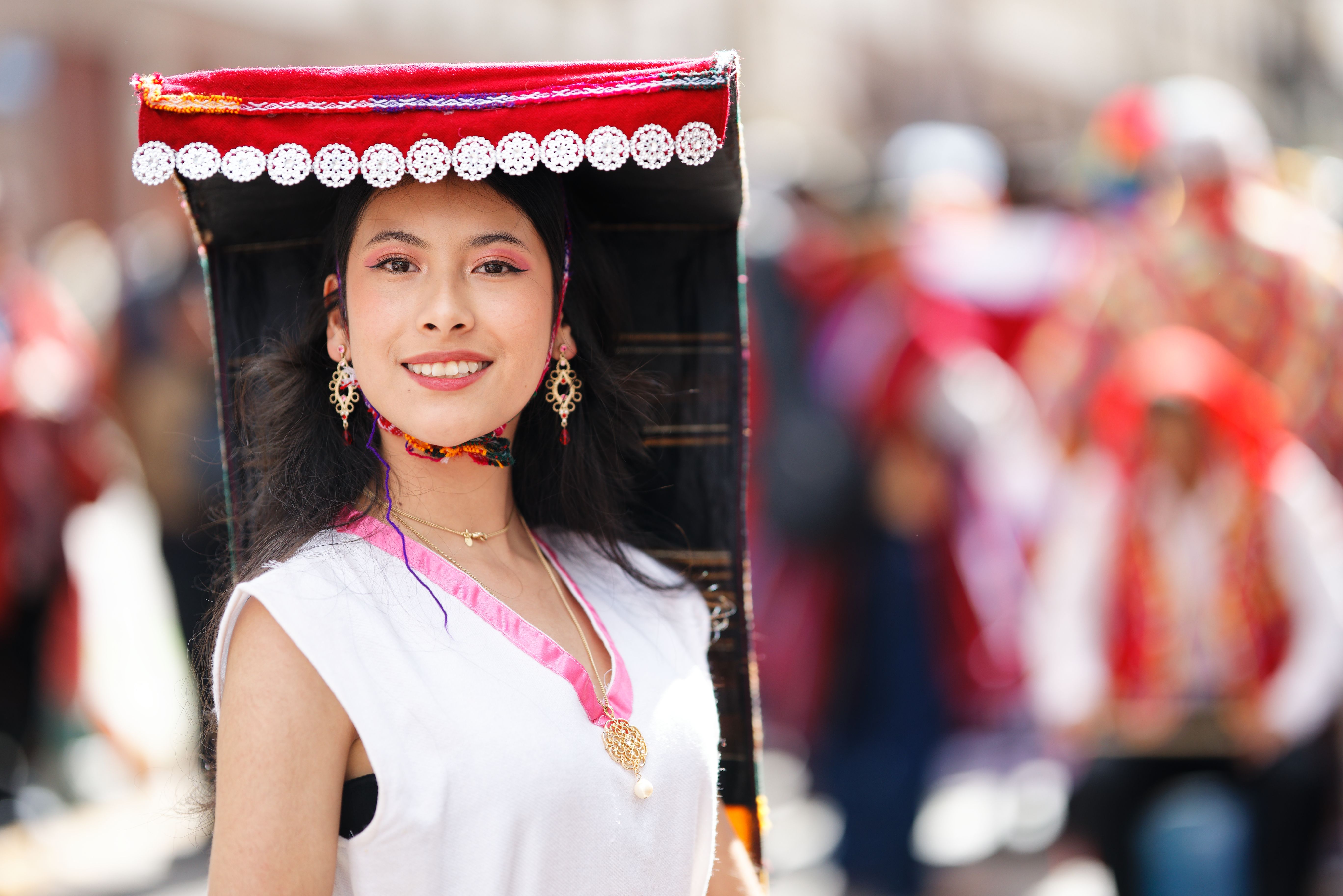 Photo of a Woman Wearing a Headdress during a Traditional Festival ...