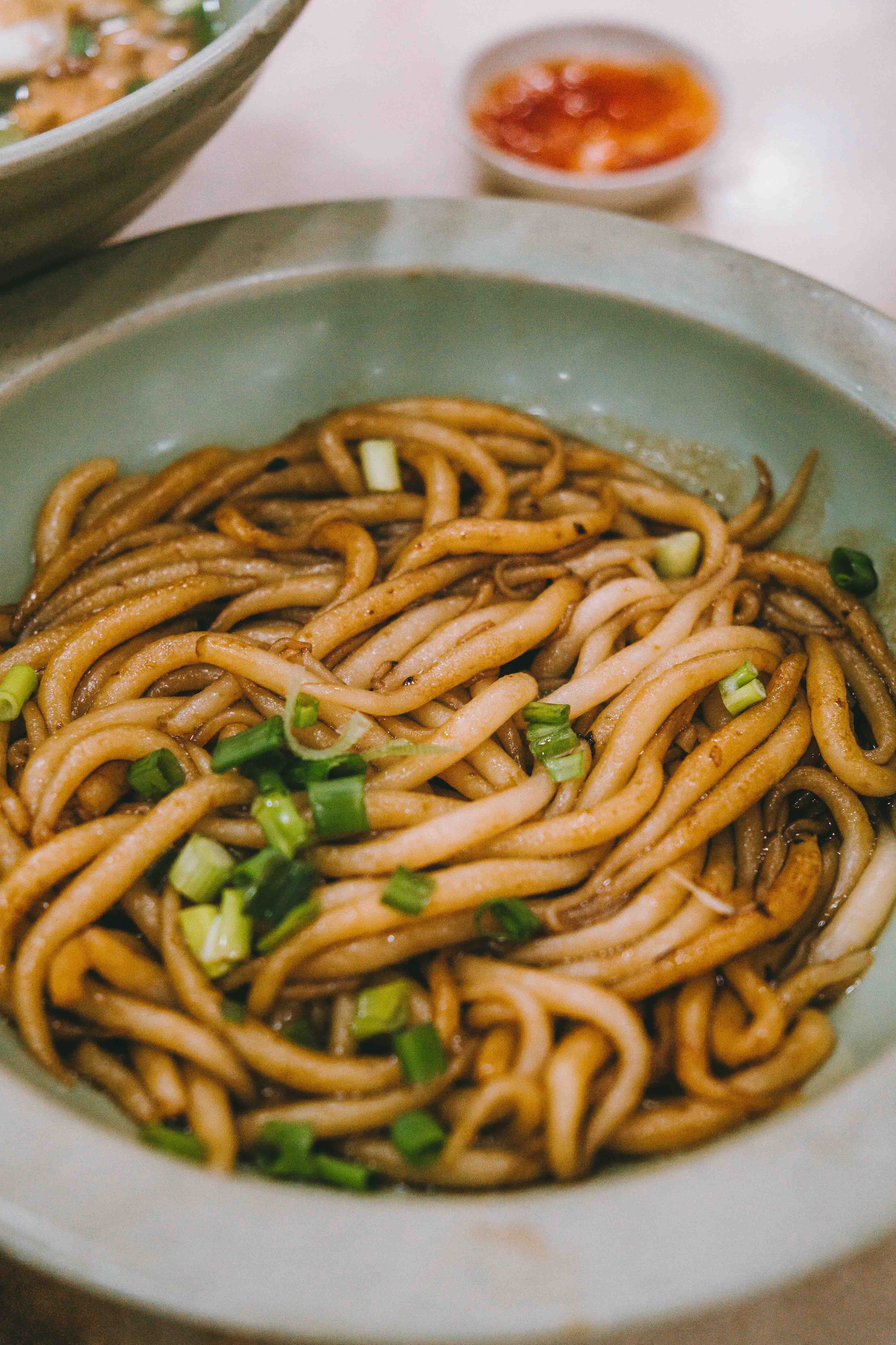 Close-up of a Noodle Dish · Free Stock Photo