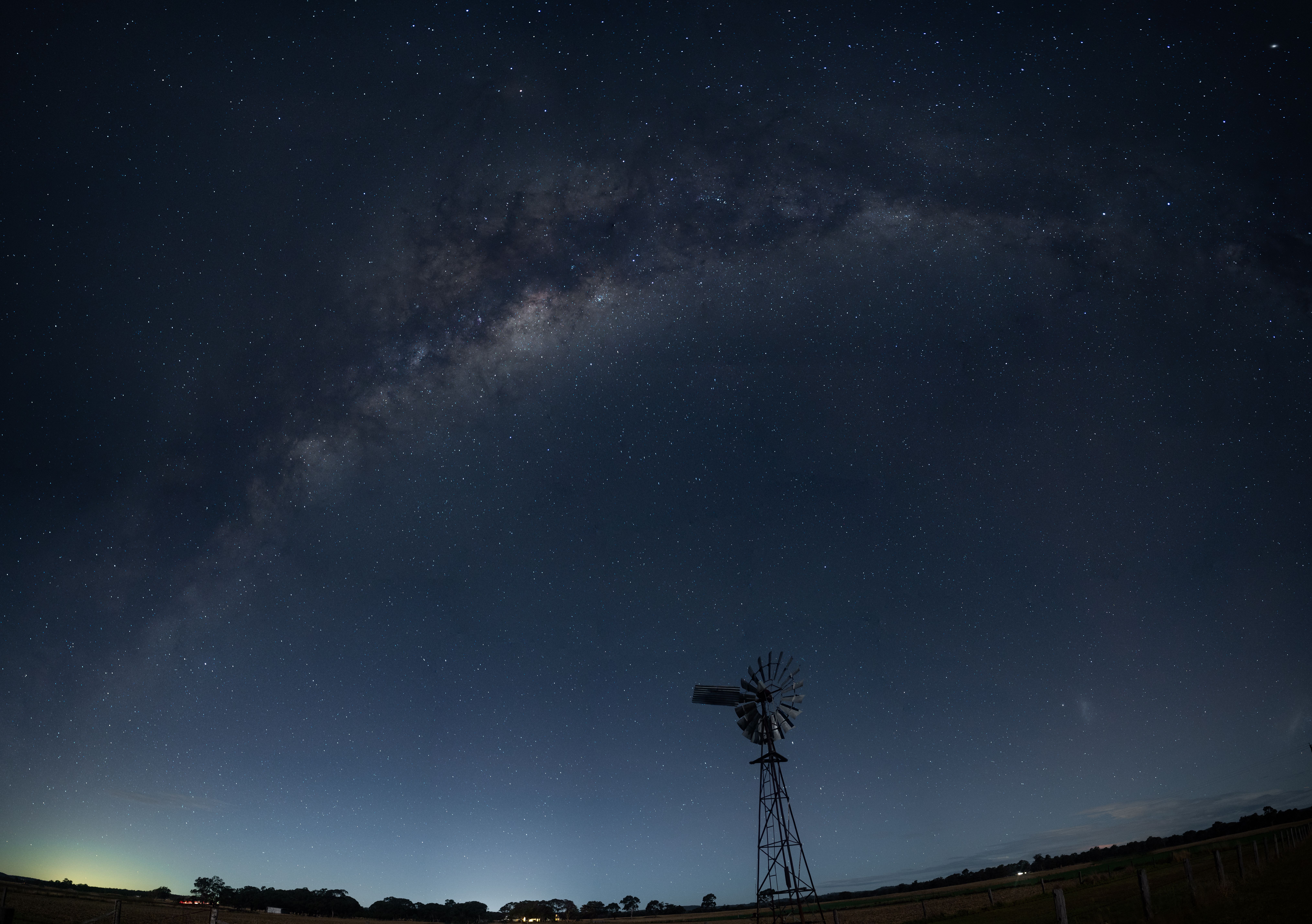 View of the Milky Way and a Starry Night Sky · Free Stock Photo