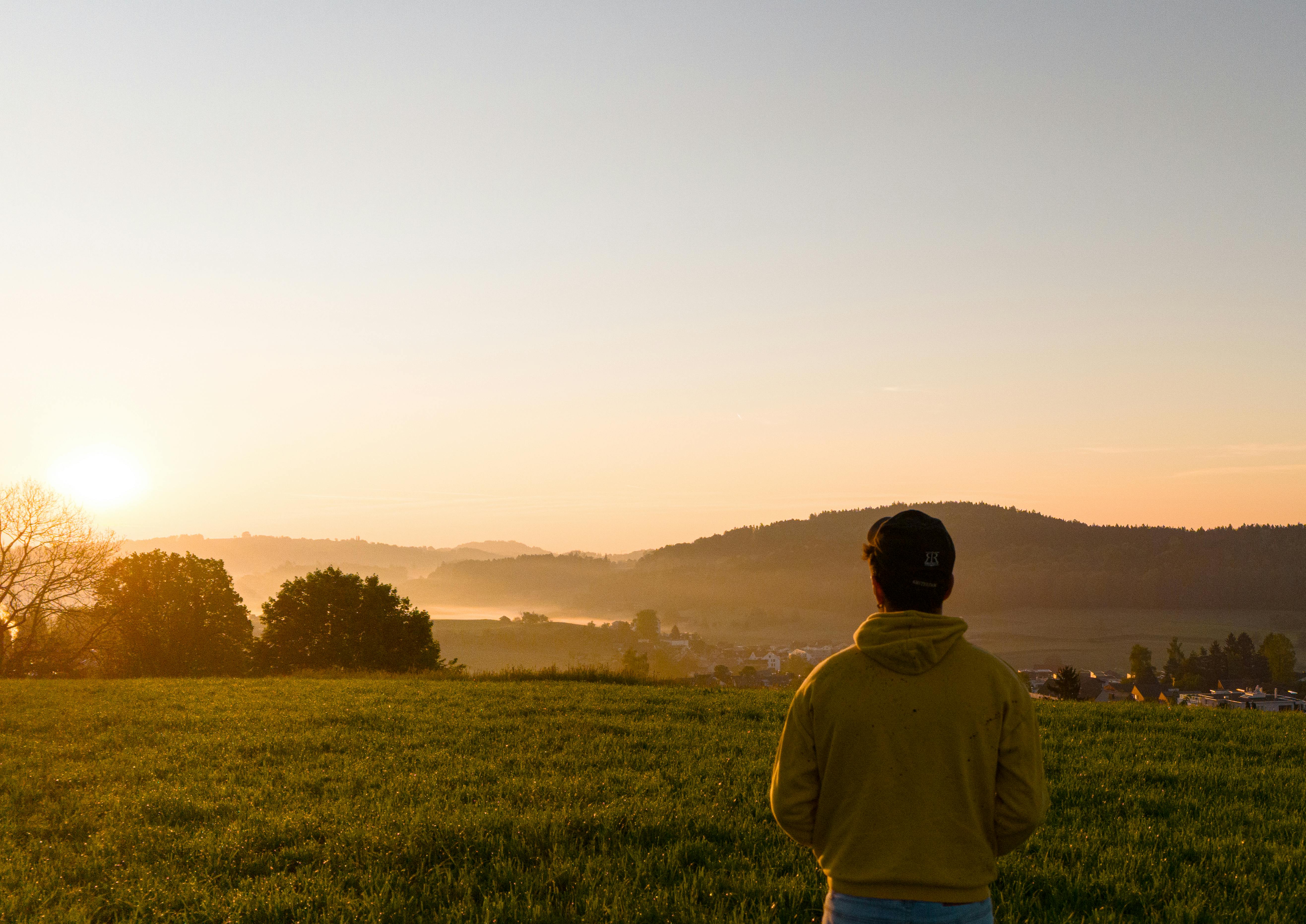 Photo of Man During Sunrise · Free Stock Photo