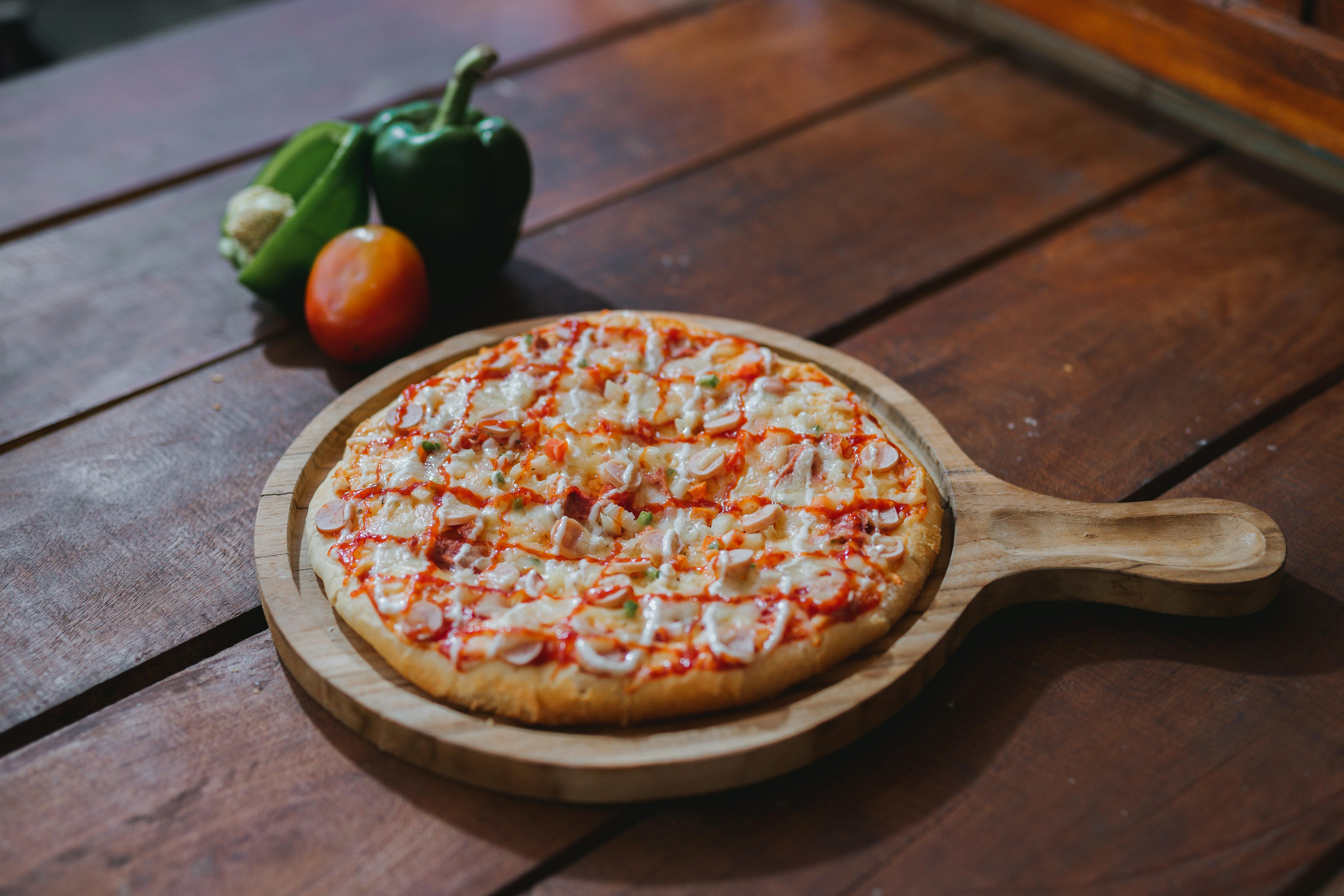 Pizza on Food Tray · Free Stock Photo