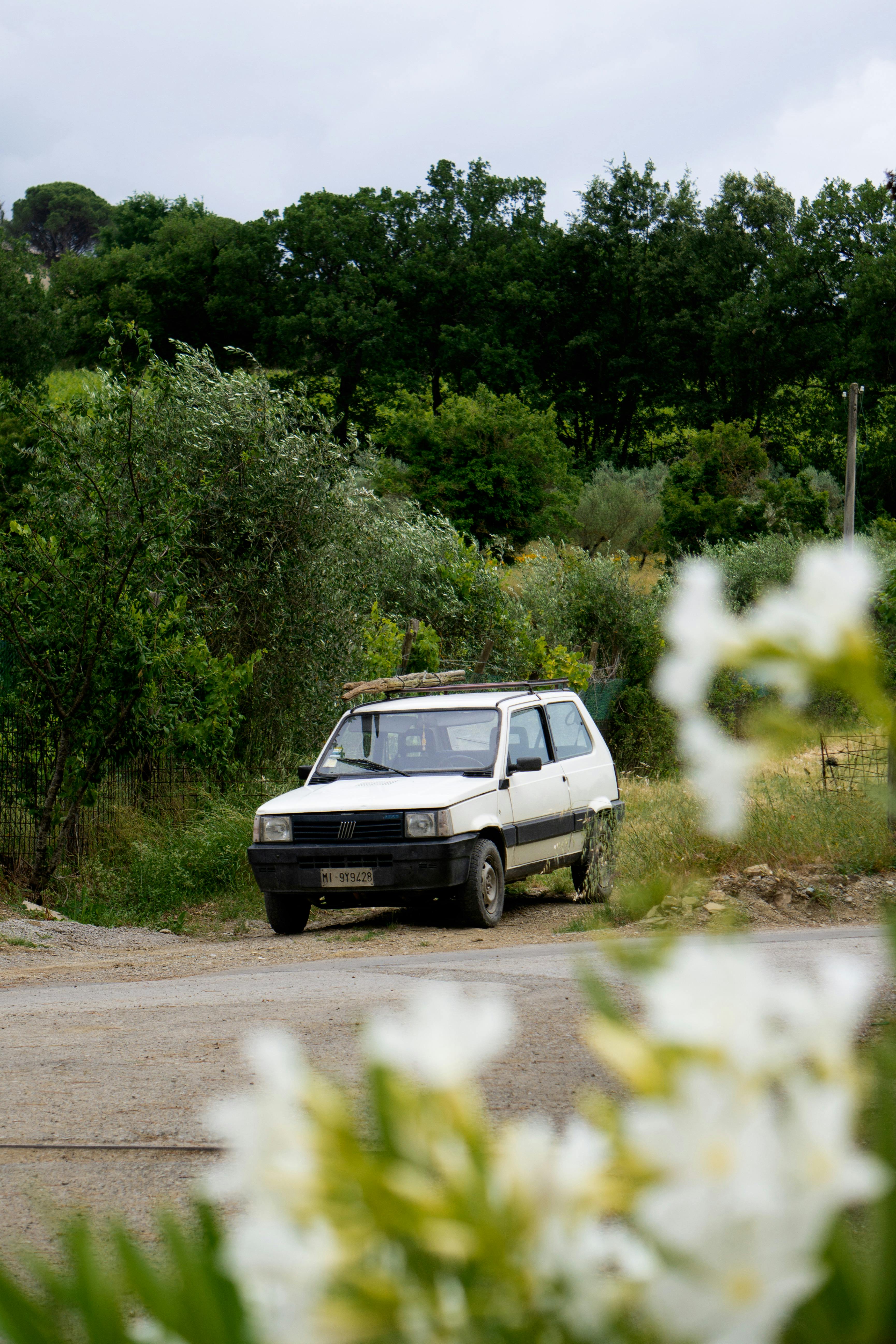 Vintage FIAT Panda in Countryside · Free Stock Photo