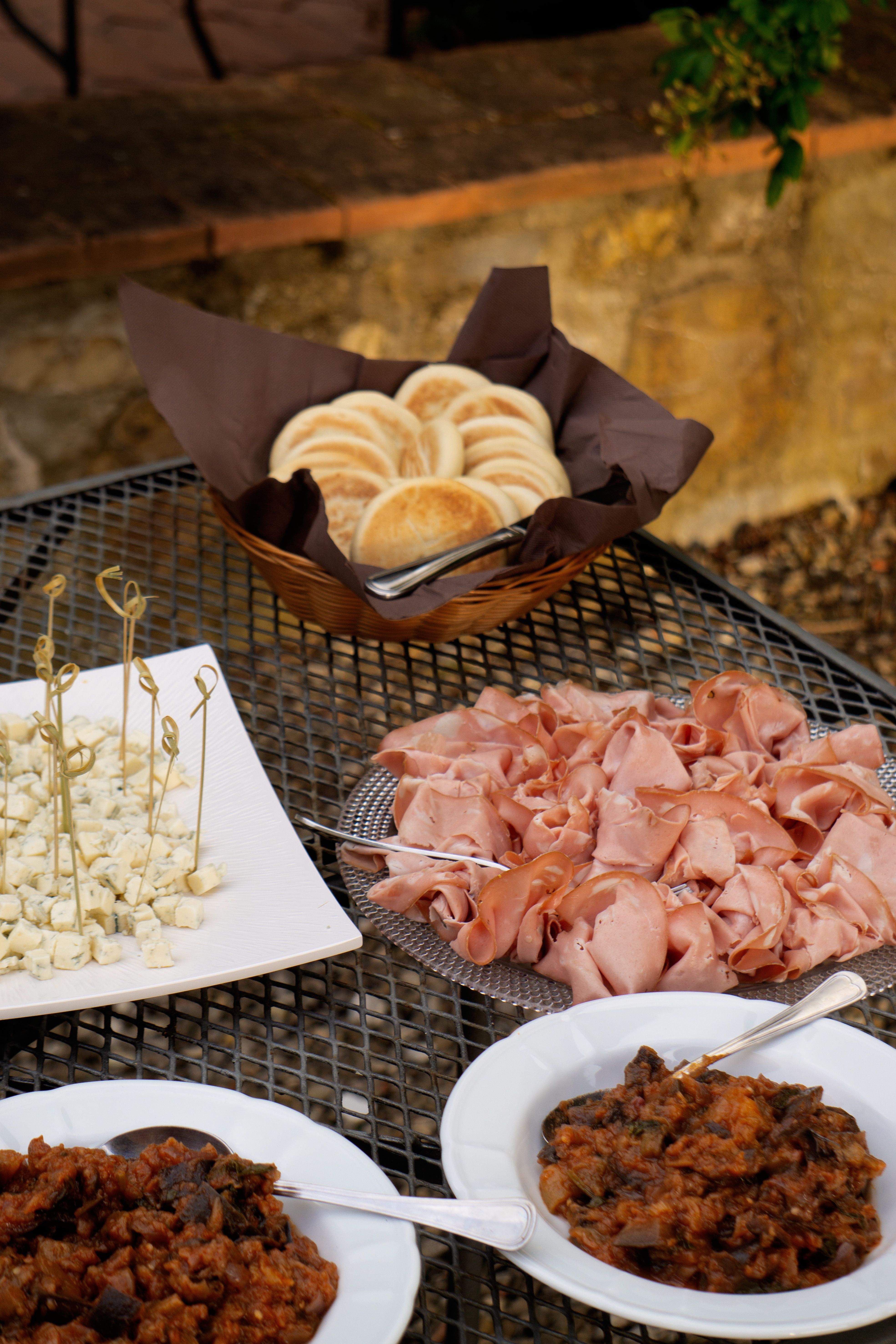 Ham and Meal on Table · Free Stock Photo