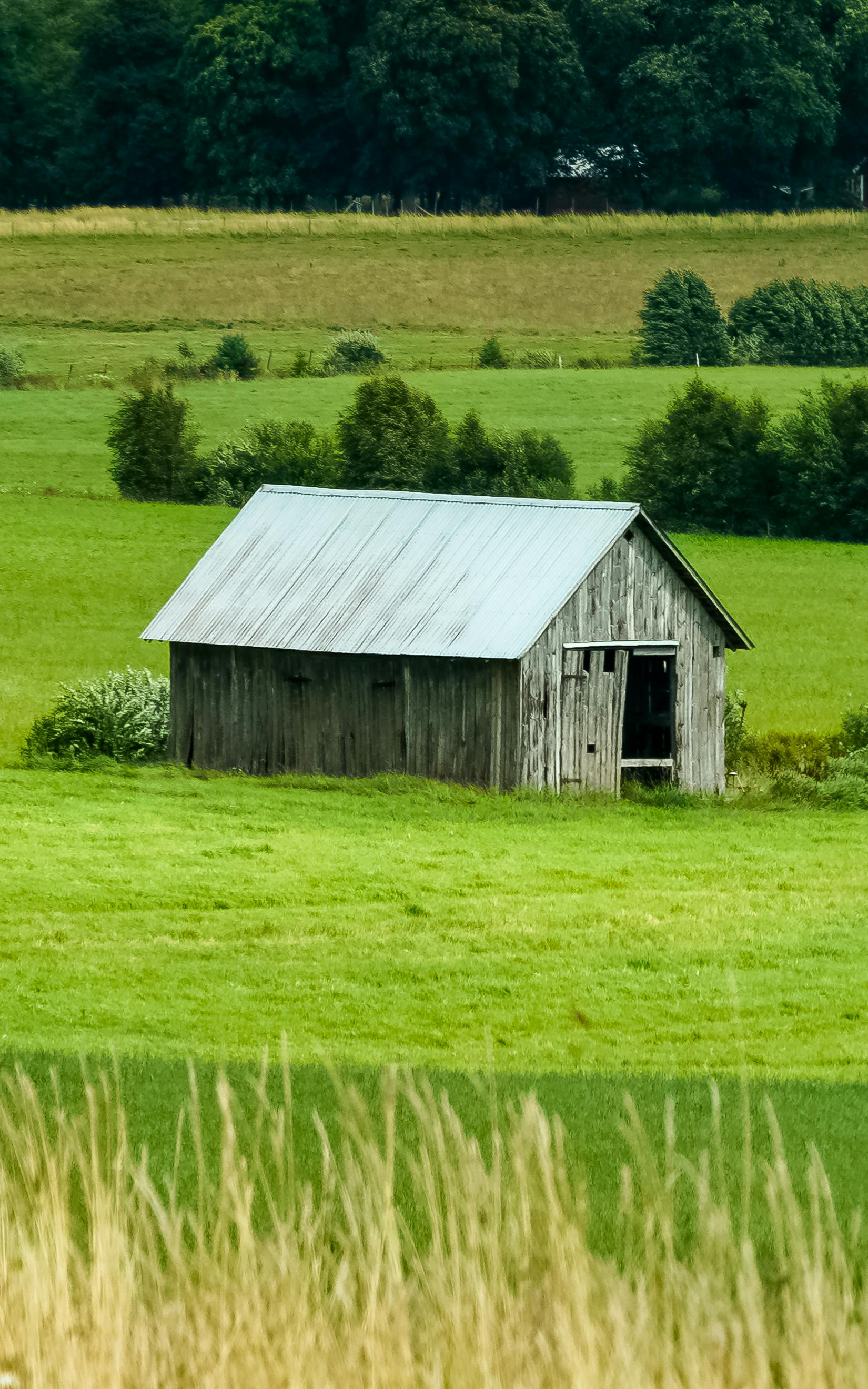 Brown House on Field · Free Stock Photo