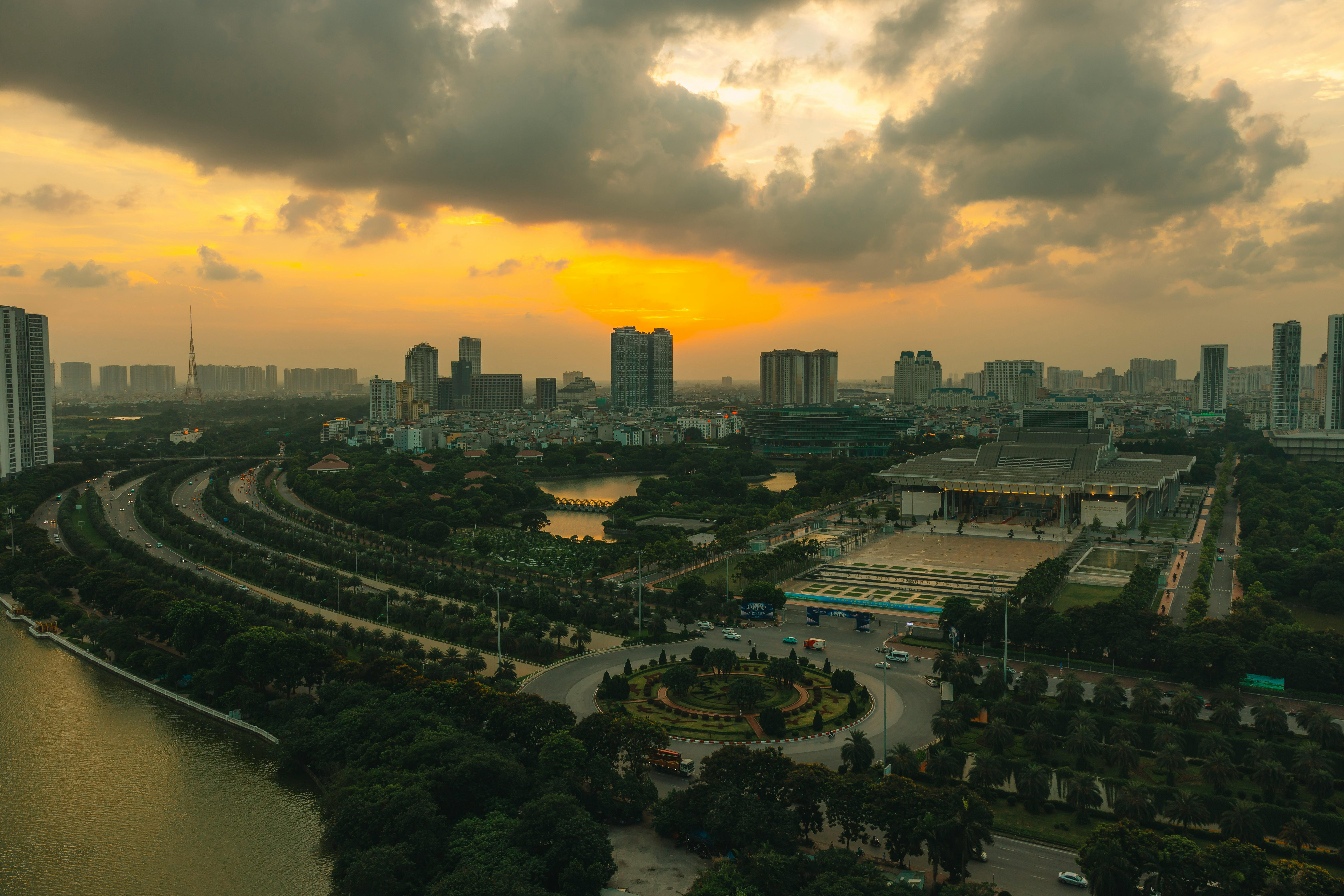 Sunset Over Hanoi · Free Stock Photo