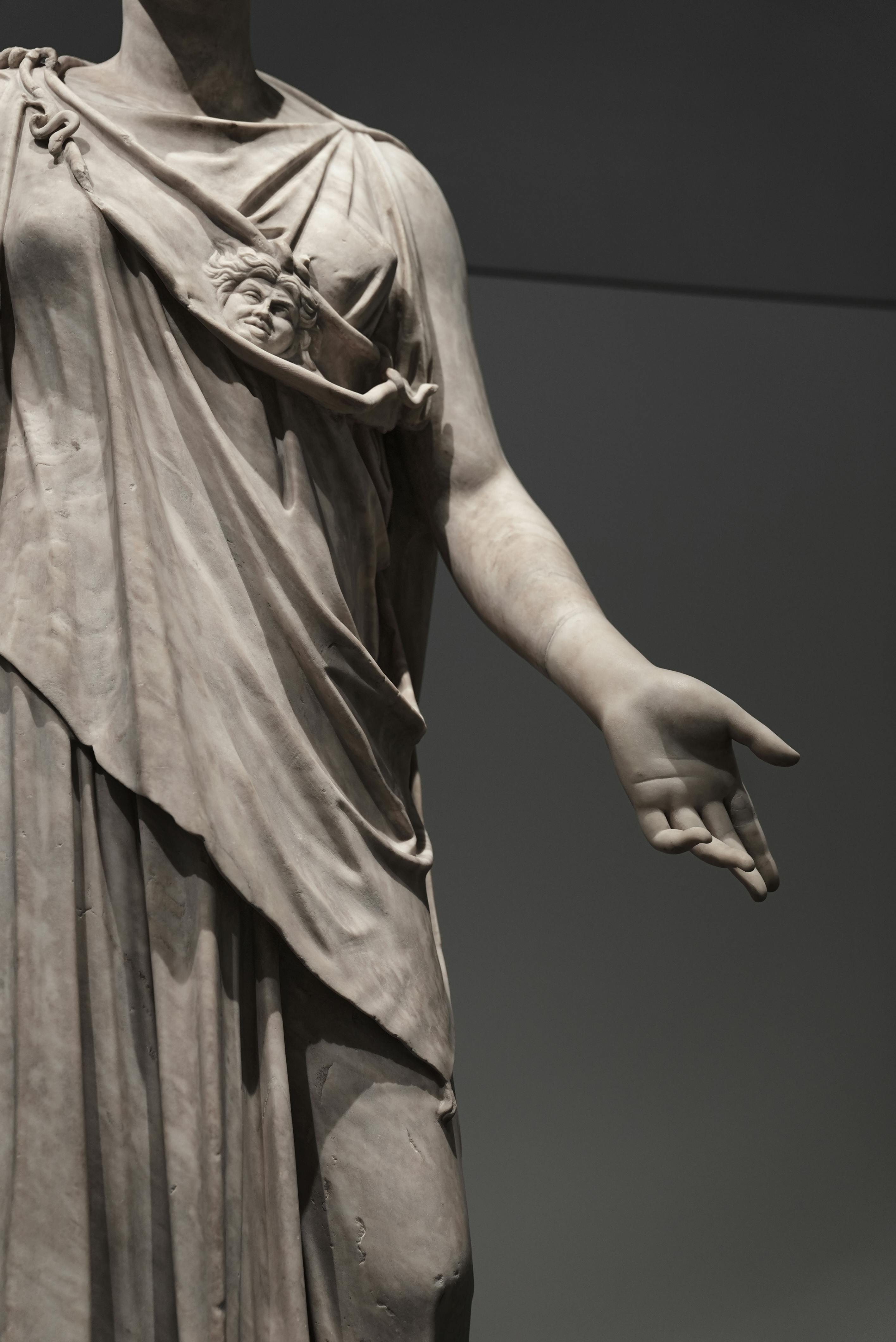 Marble Statue in Museum · Free Stock Photo