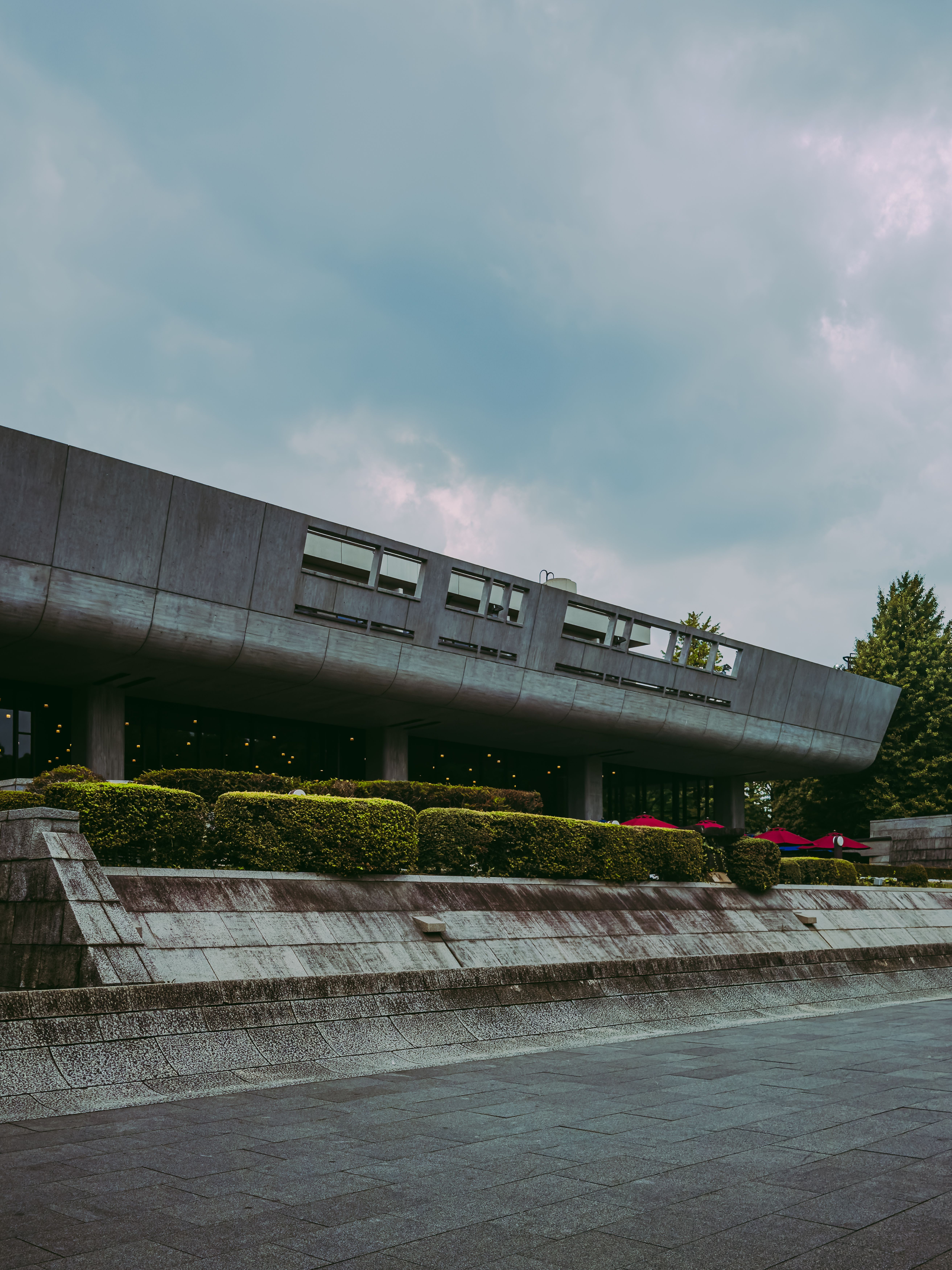 Concrete Exterior of Tokyo Bunka Kaikan Concert Hall in Tokyo in Japan ...