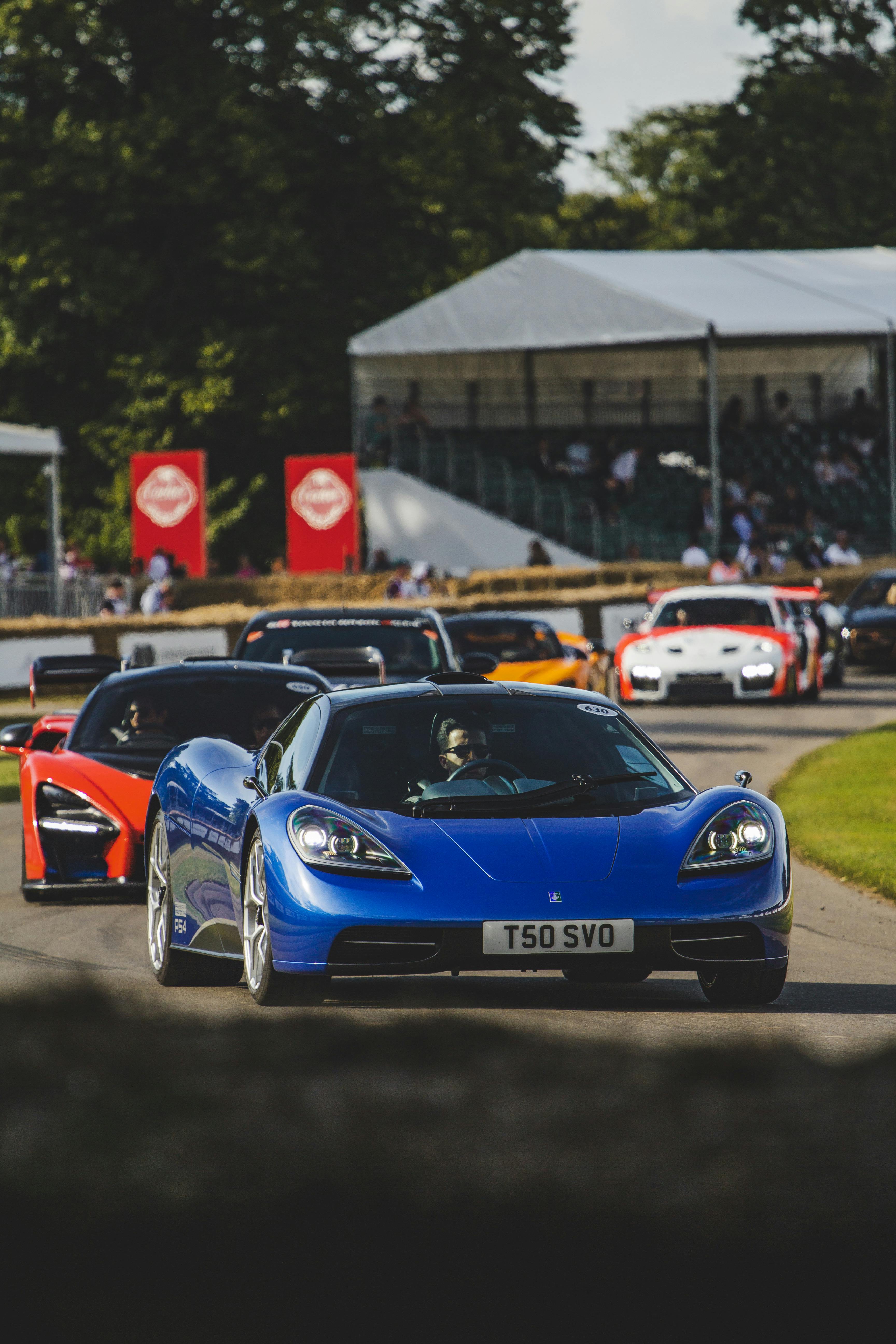Sports Car on a Track · Free Stock Photo
