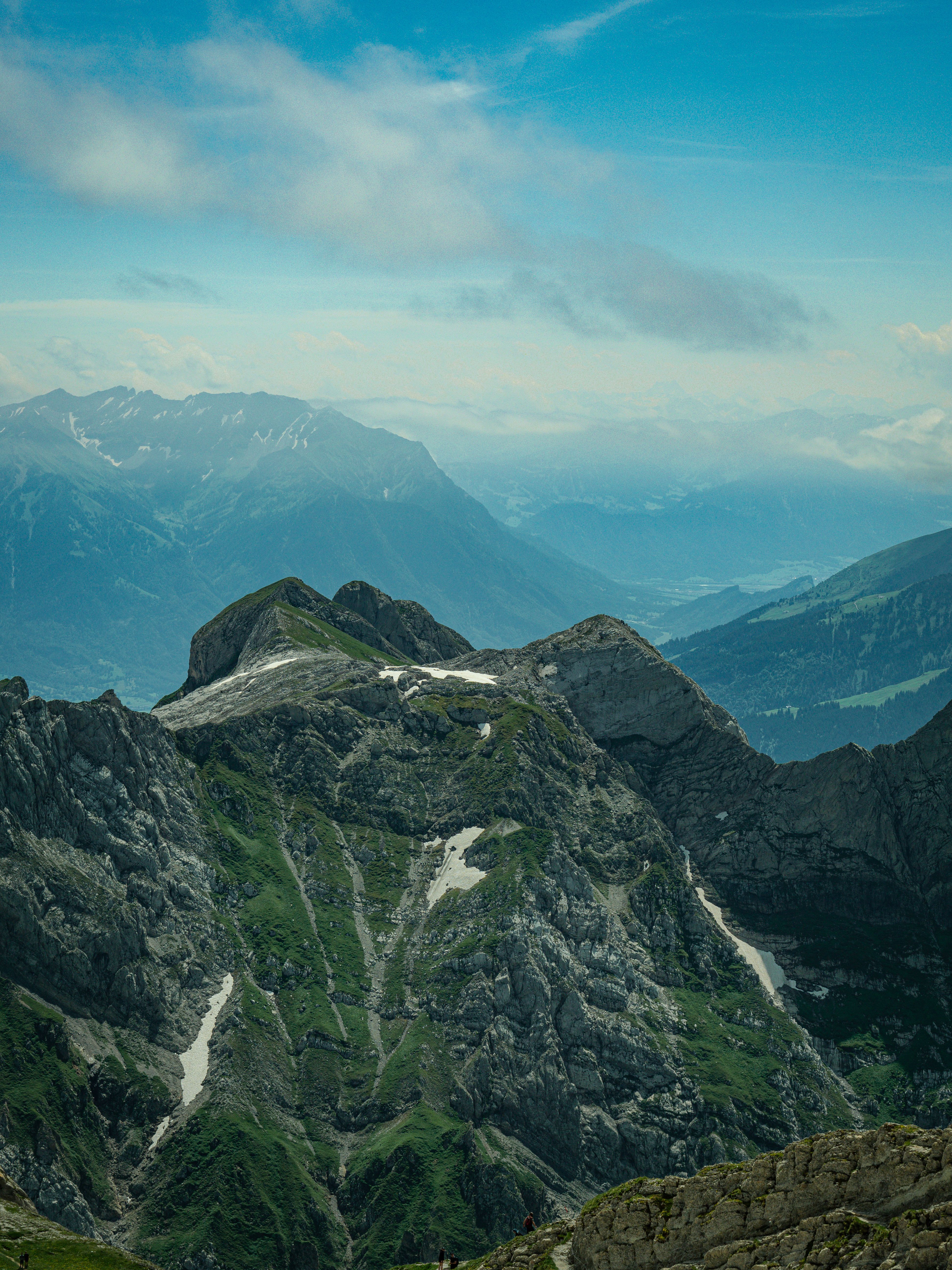 Wide Angle Photo of Mountains · Free Stock Photo