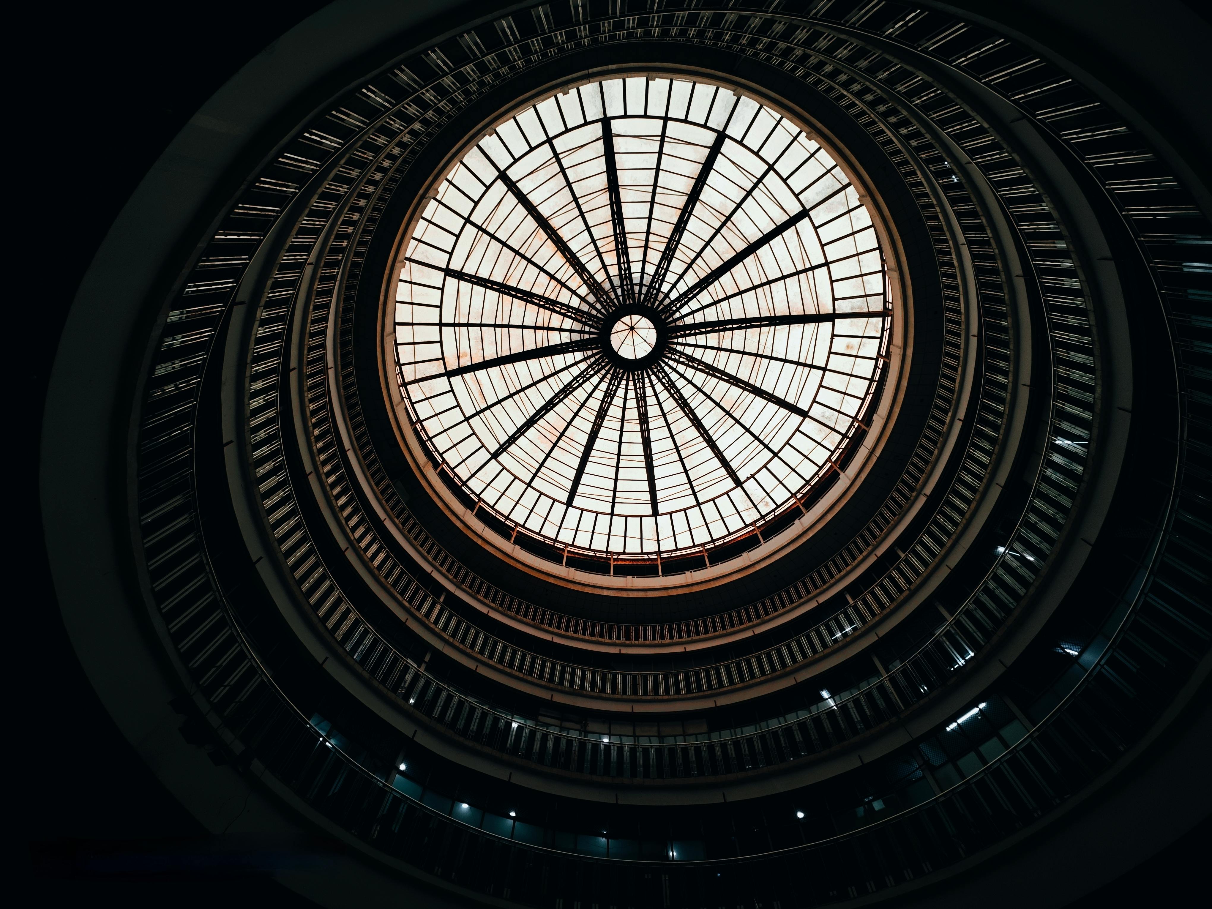 Glass Ceiling of Monumental Dome · Free Stock Photo