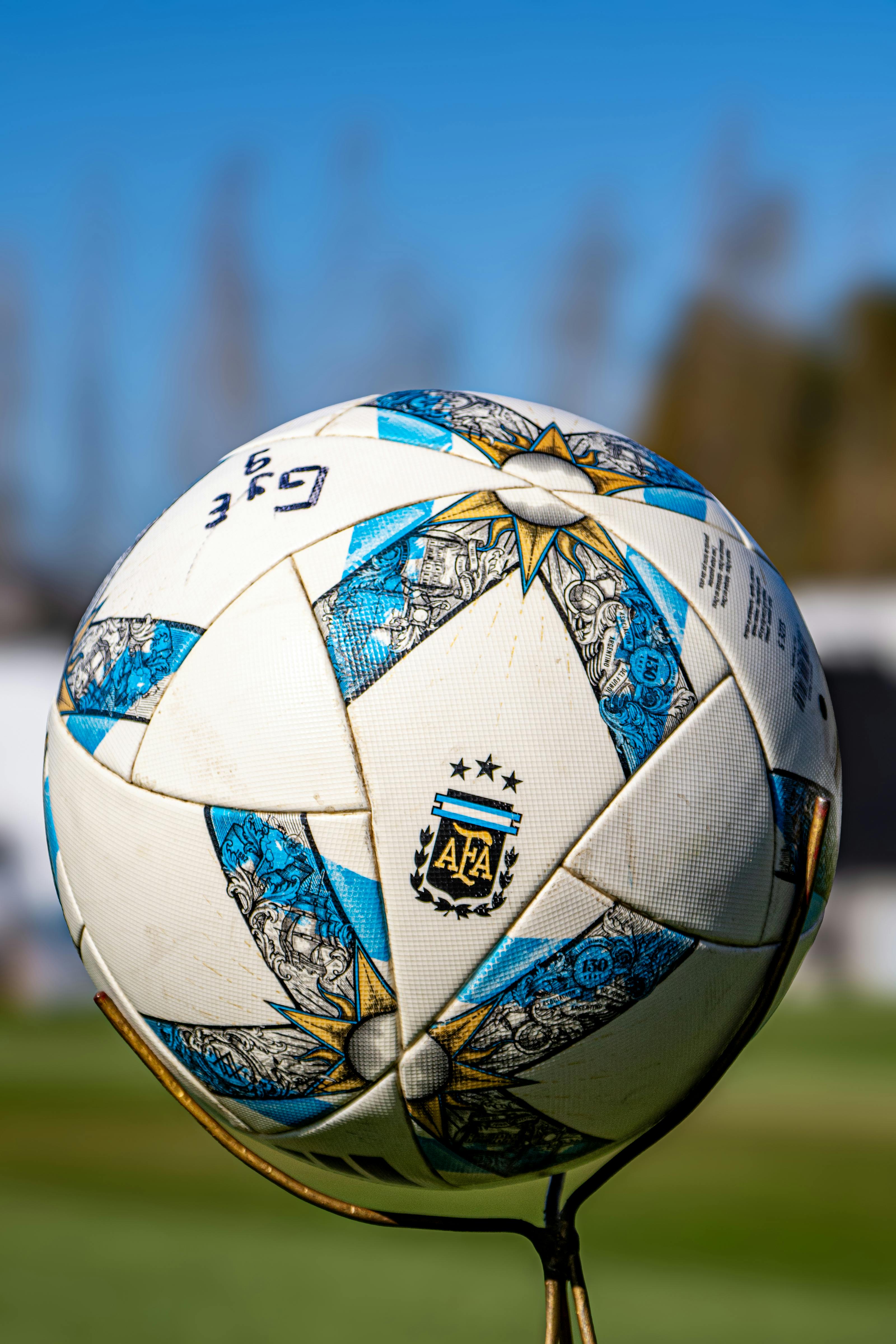 Close up of a Soccer Ball · Free Stock Photo