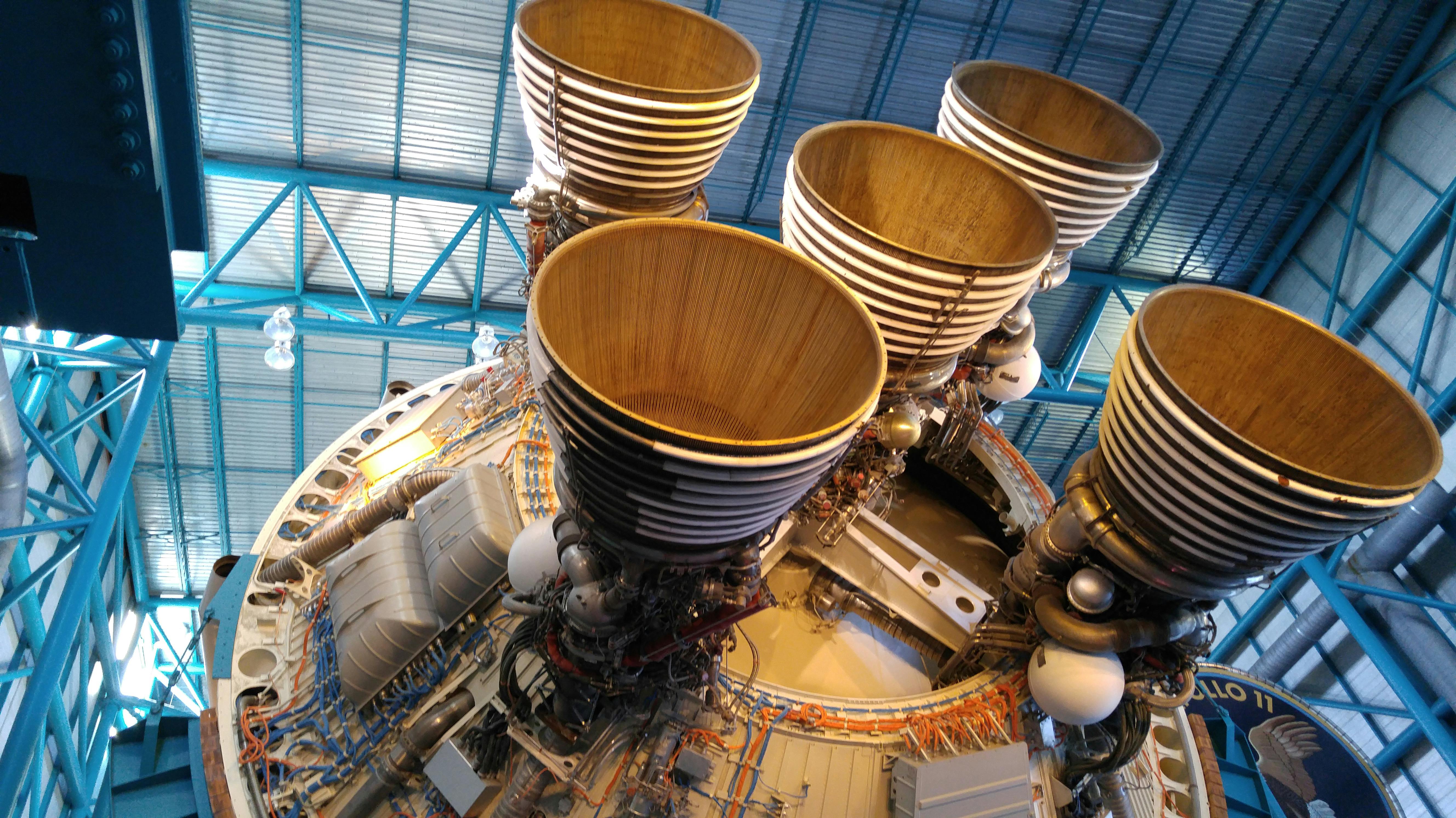 Rocket Engines of the Saturn V · Free Stock Photo