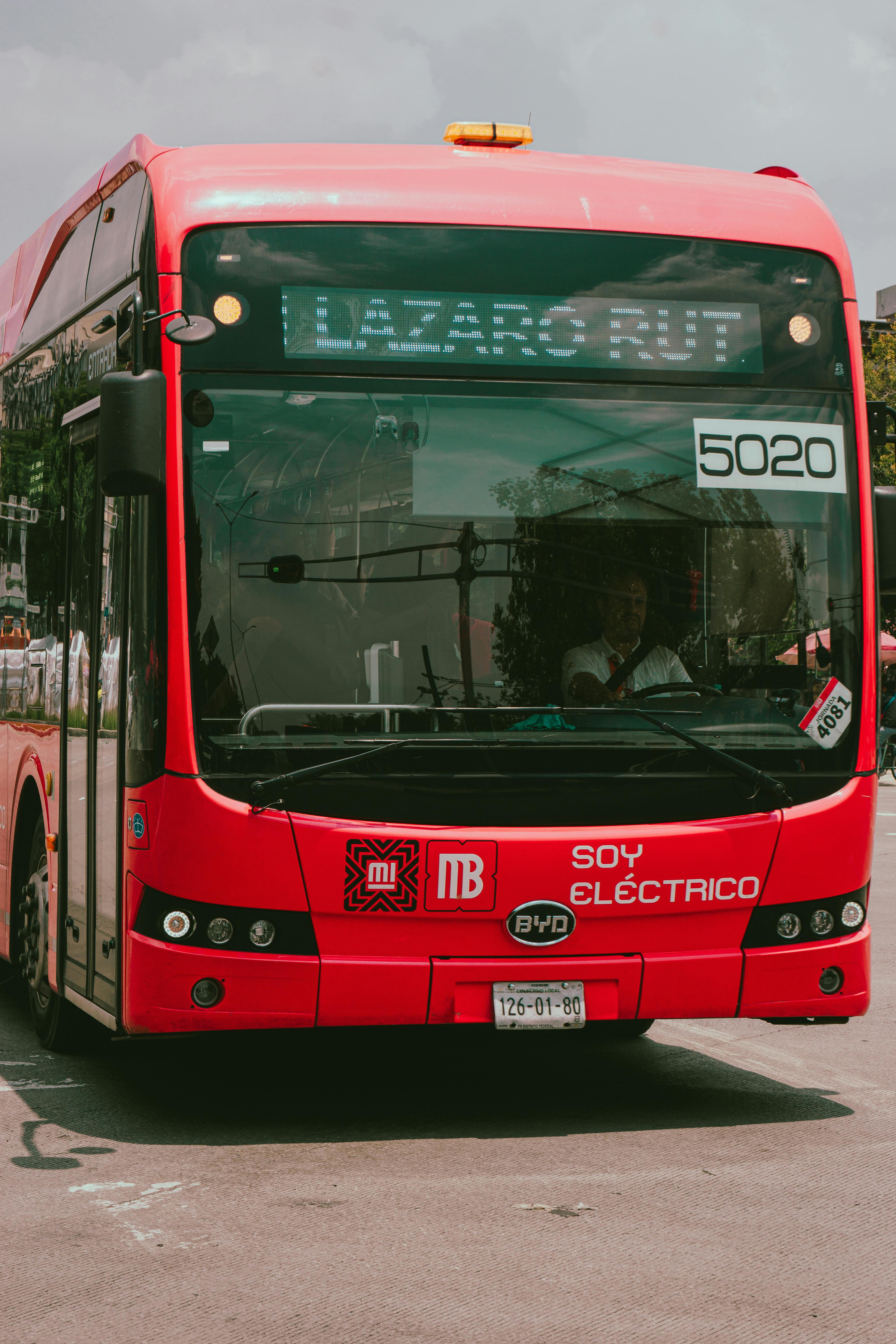 Red Public Bus · Free Stock Photo