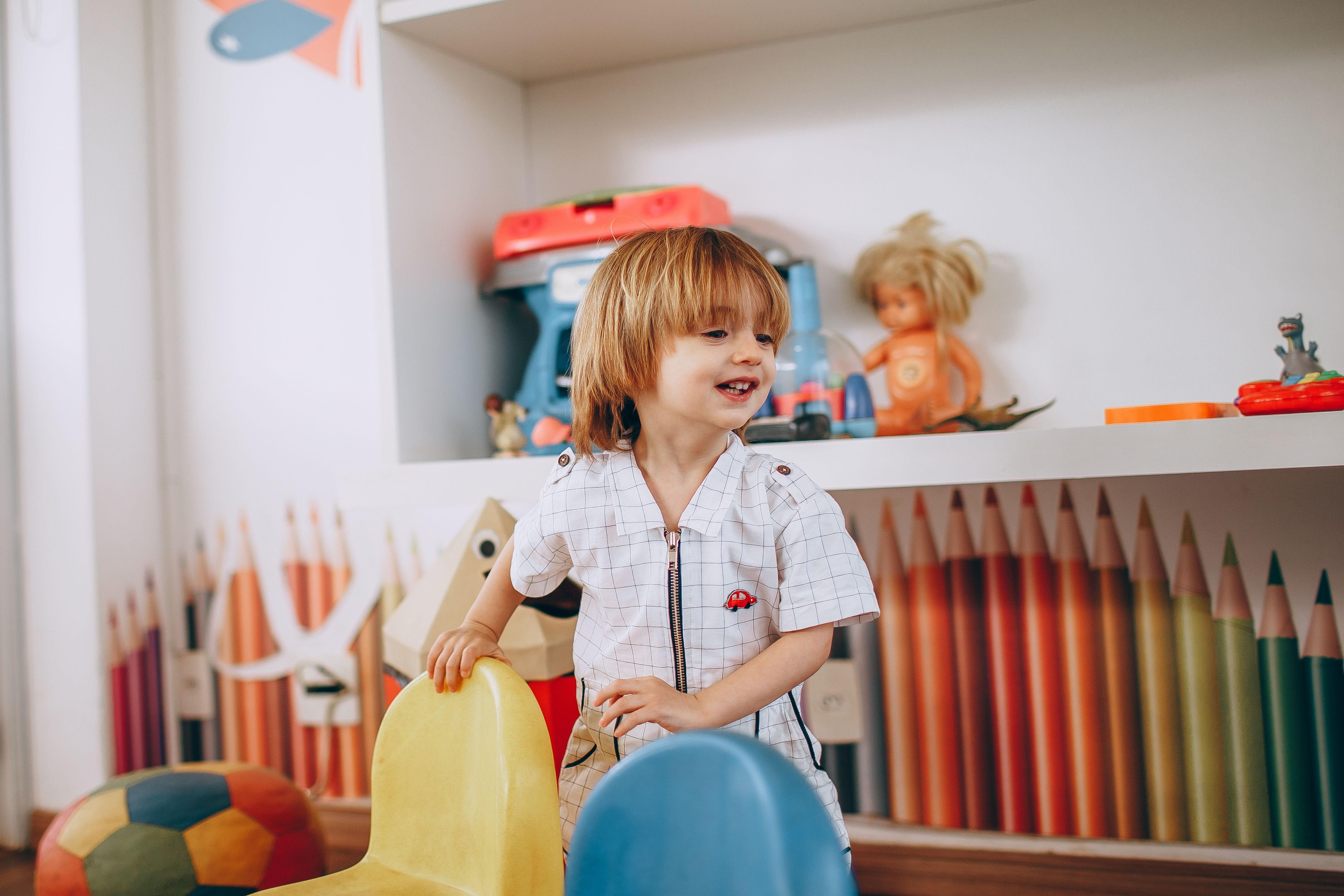 Kid In Preschool · Free Stock Photo