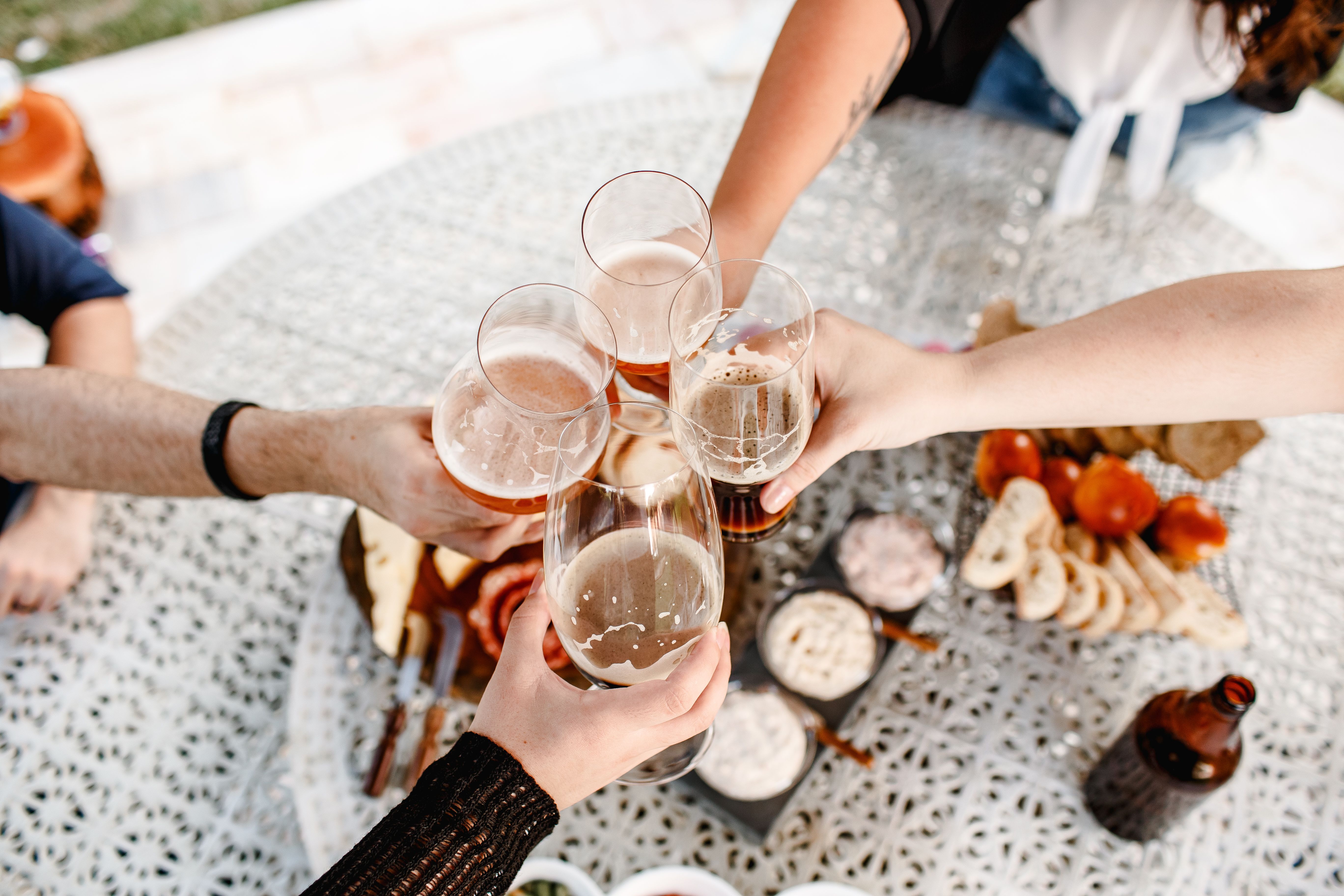 Friends with Alcohol Glasses · Free Stock Photo