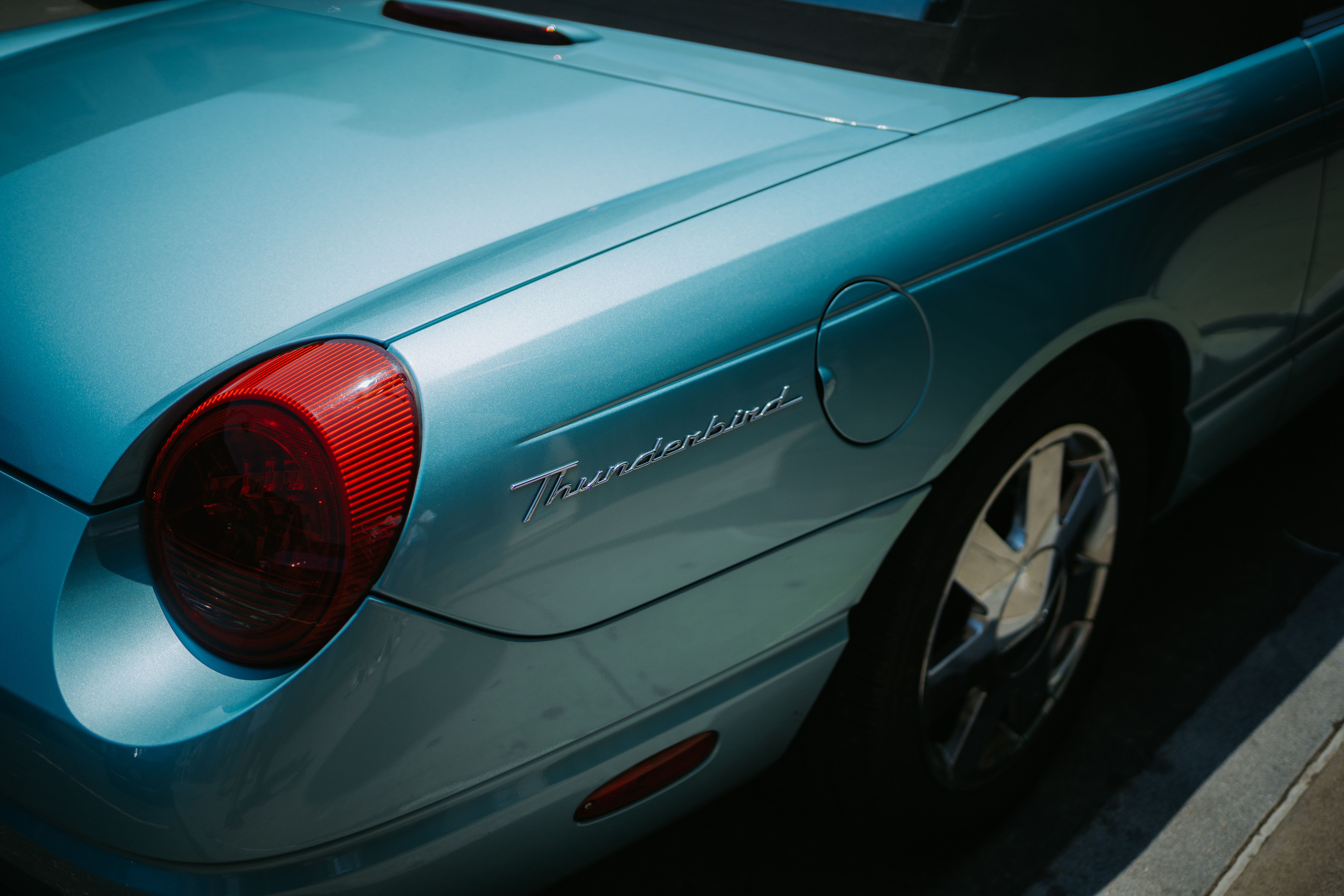 Back View of Ford Thunderbird · Free Stock Photo