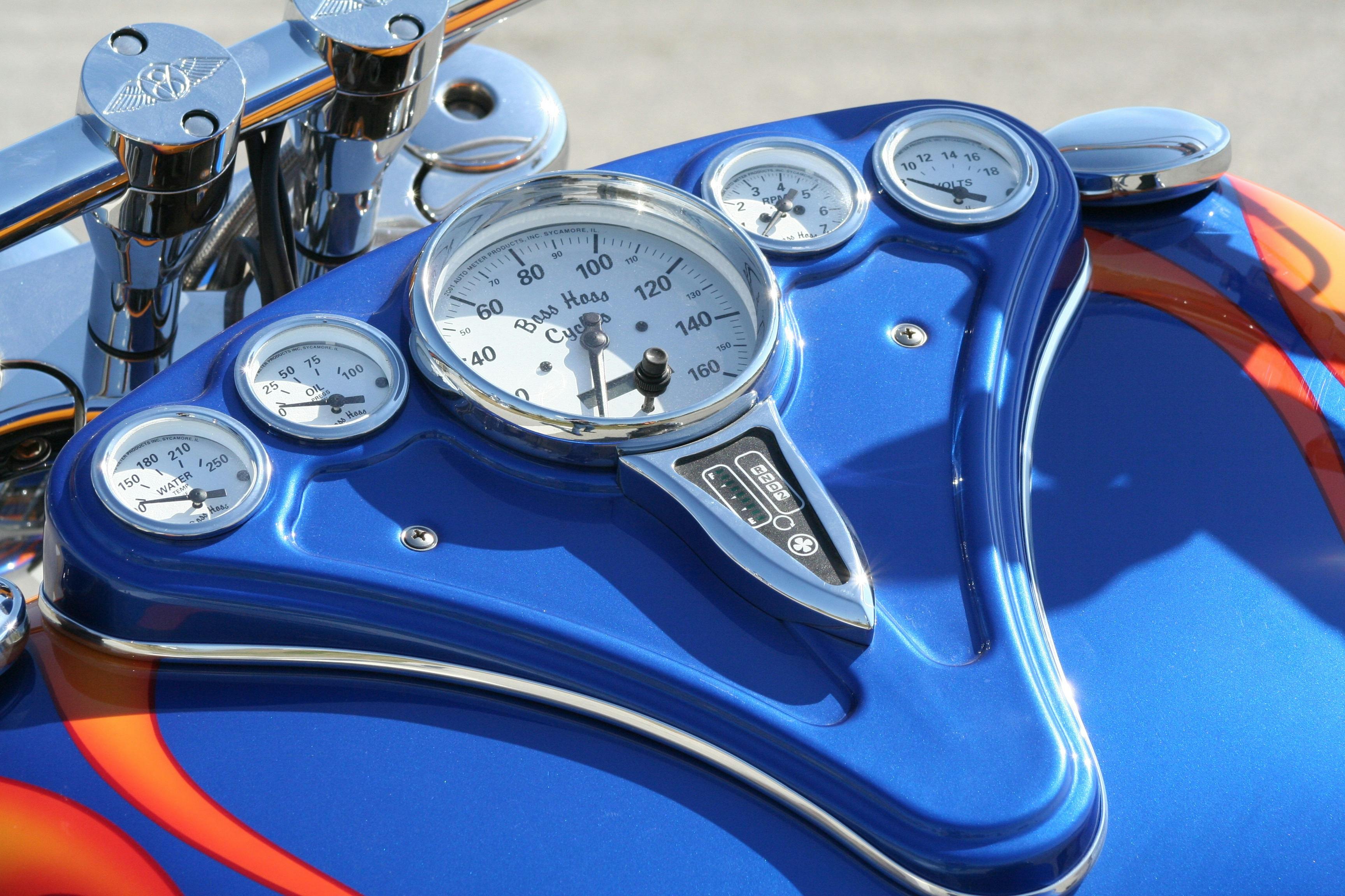 Close-up of the Speedometers on a Motorcycle · Free Stock Photo