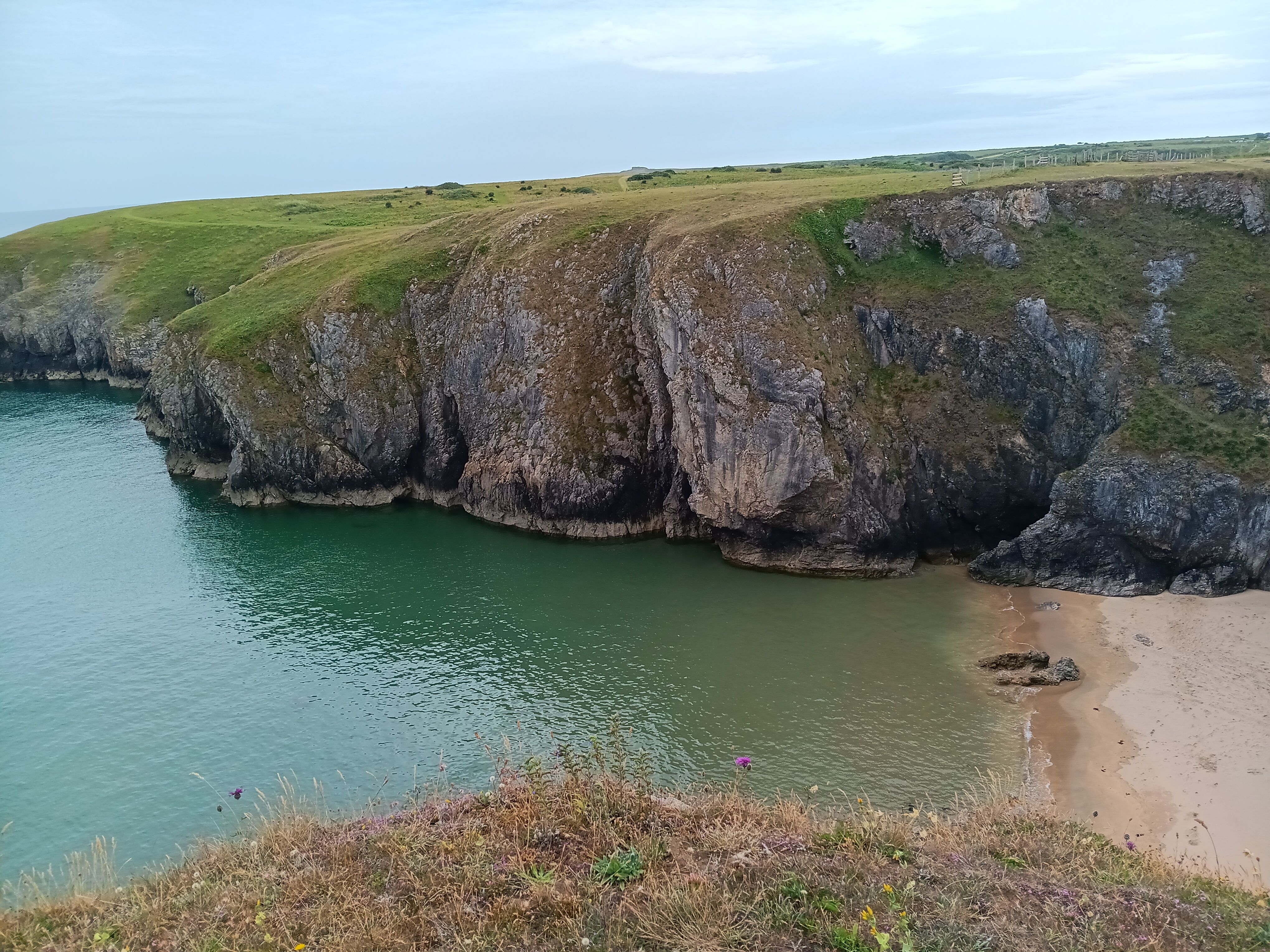 Cliff over Bay on Sea Shore · Free Stock Photo