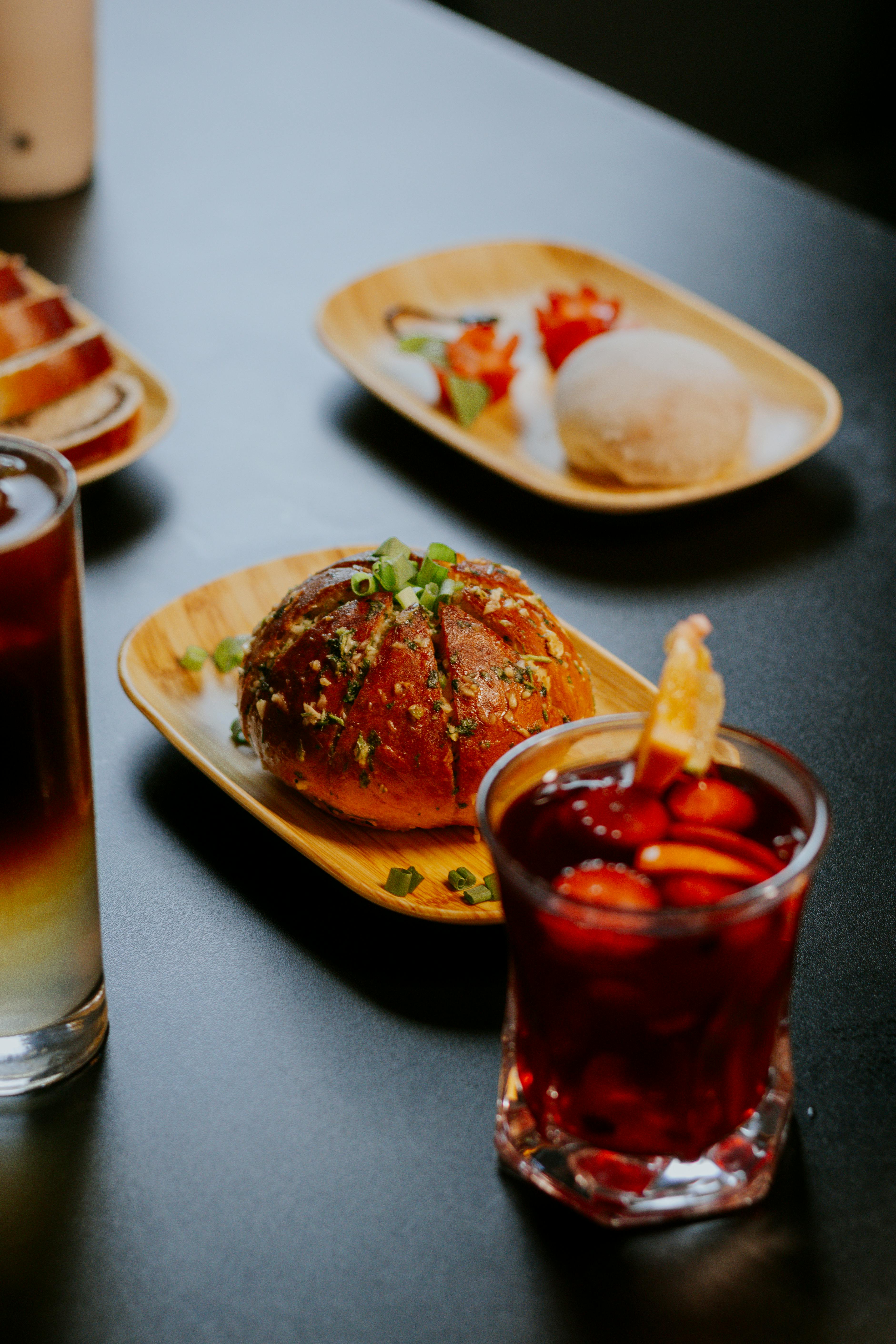 Meal and Beverage on Table · Free Stock Photo