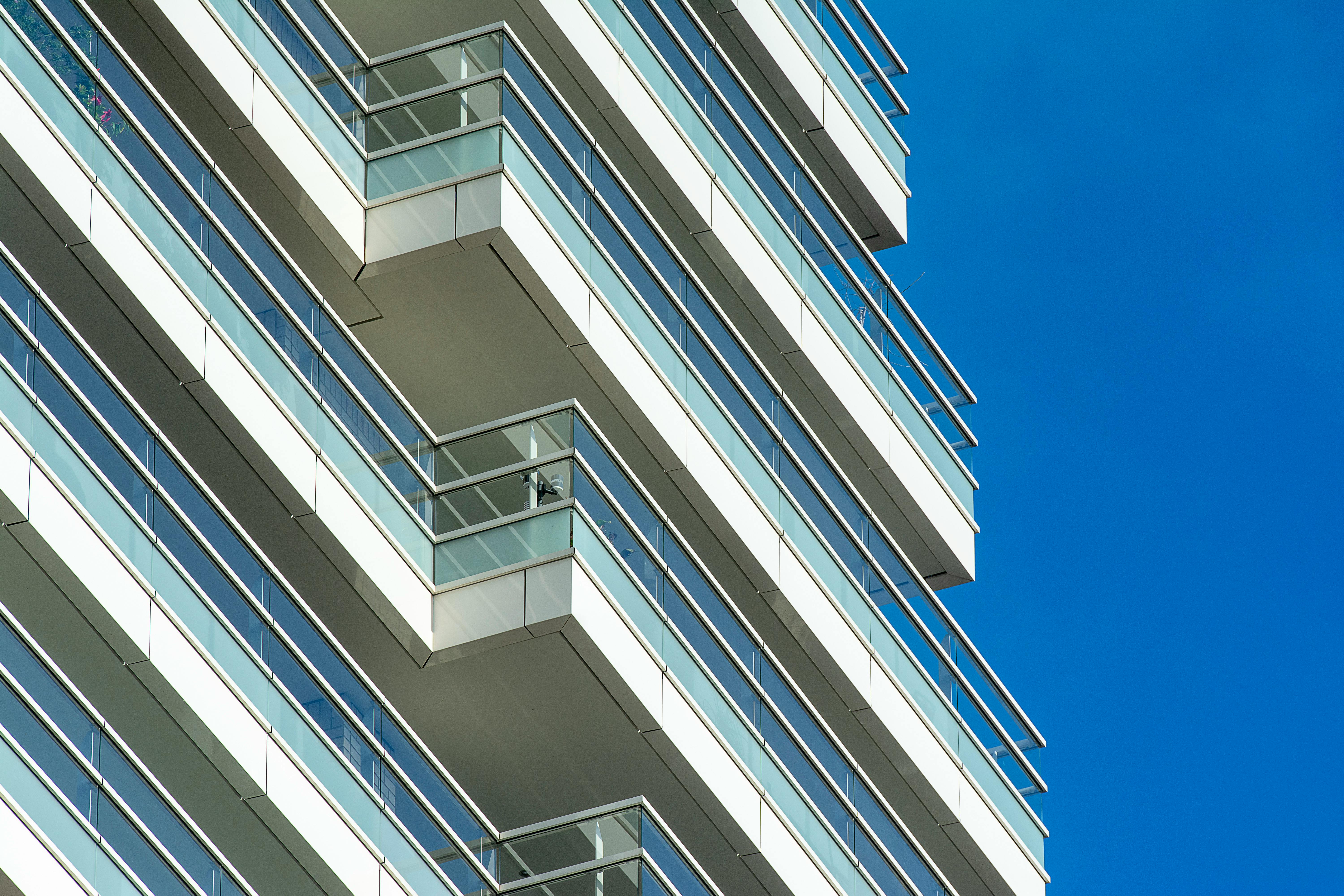 Modern Building with Apartments with Balconies · Free Stock Photo