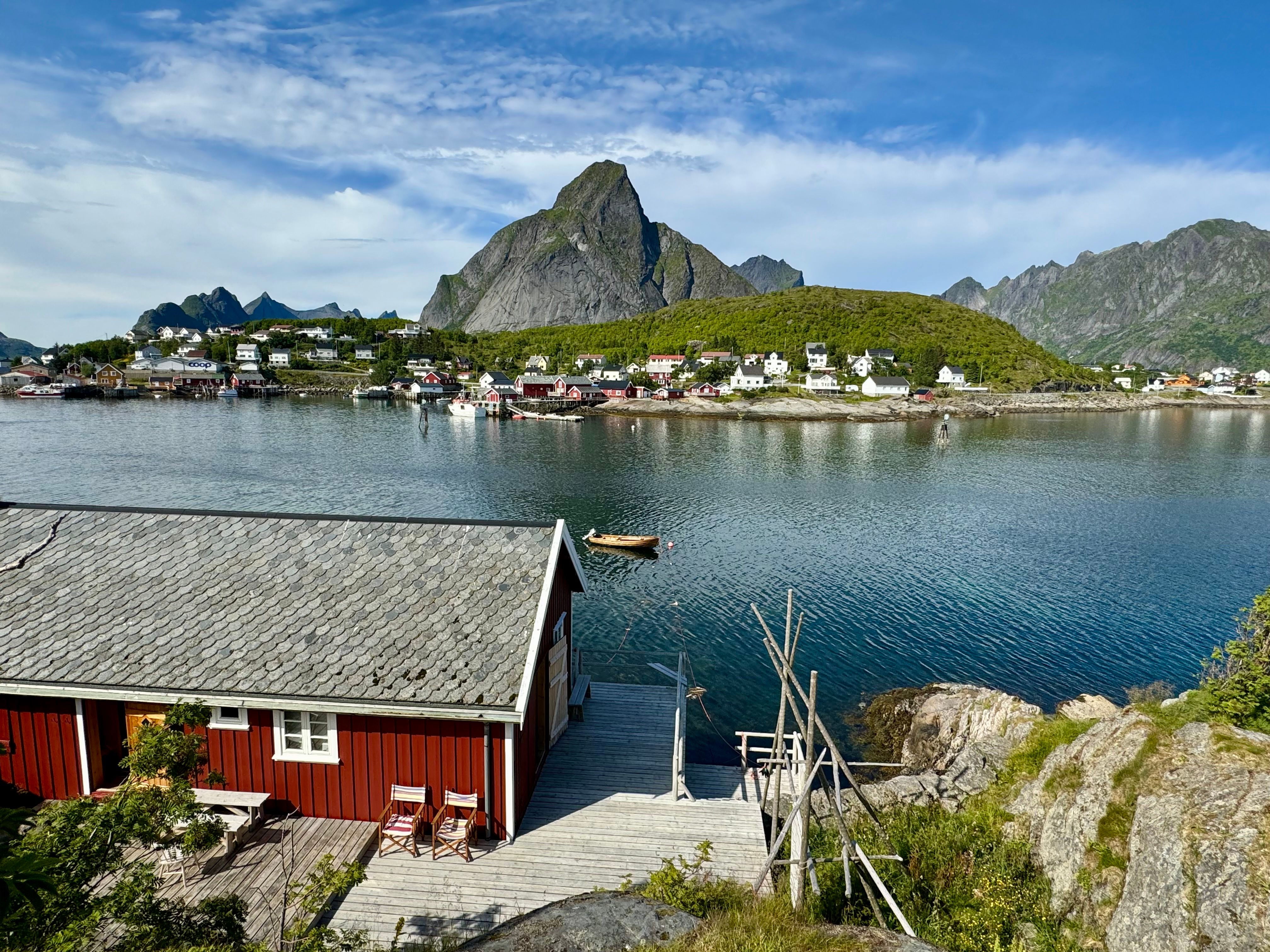 A Red House on the Shore in Reine, Norway · Free Stock Photo
