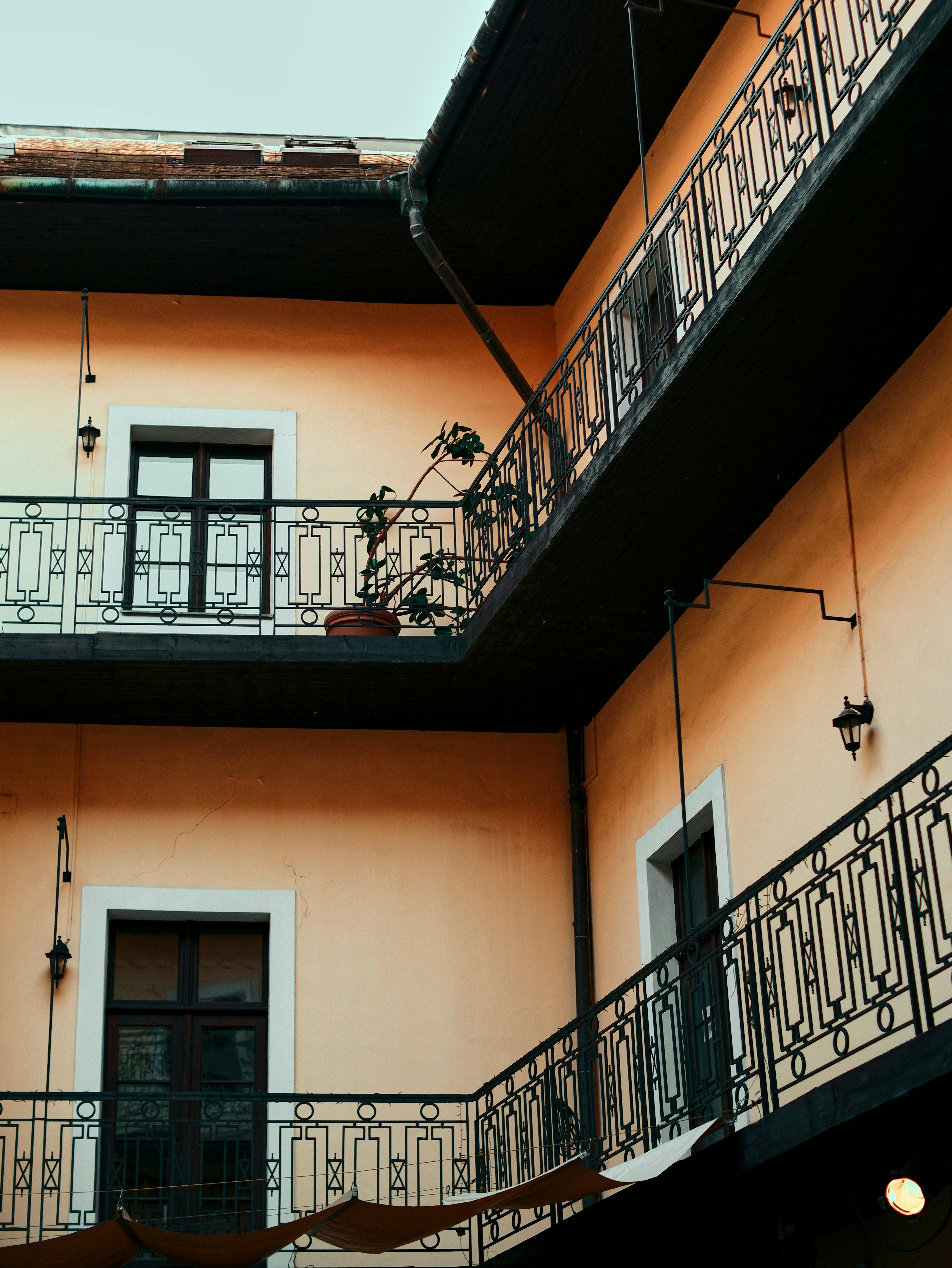 A balcony with balconies and balconies with balconies · Free Stock Photo