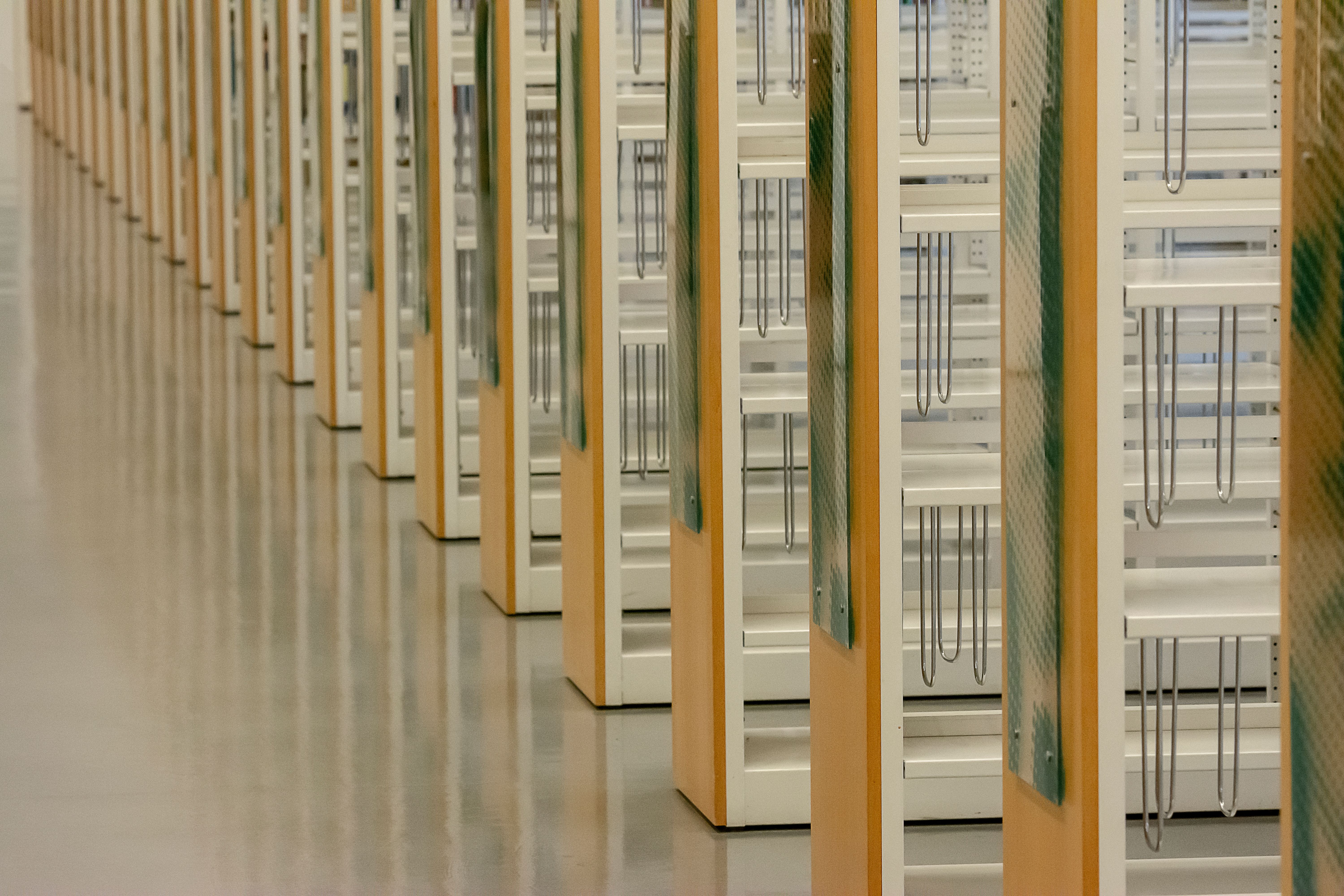 Rows of Shelves · Free Stock Photo