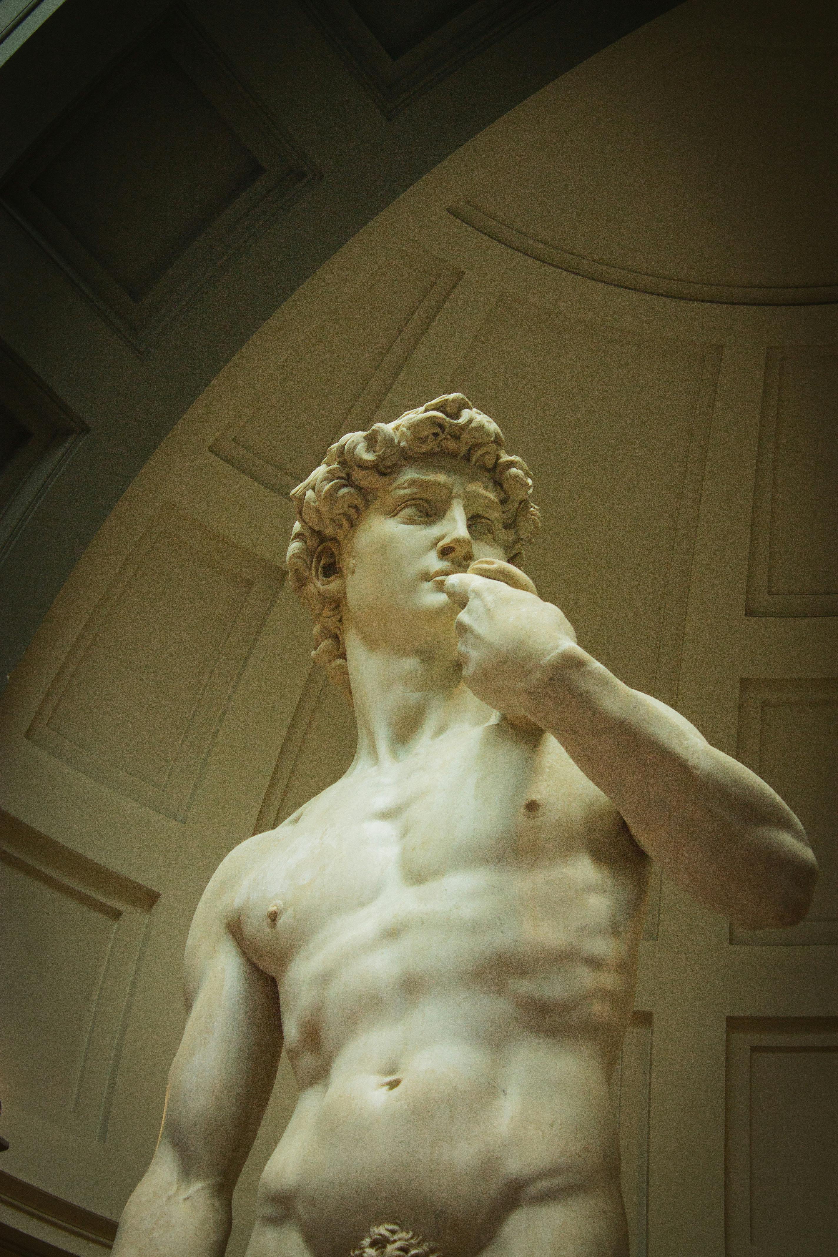 Statue of David of Michelangelo in Florence in Italy · Free Stock Photo