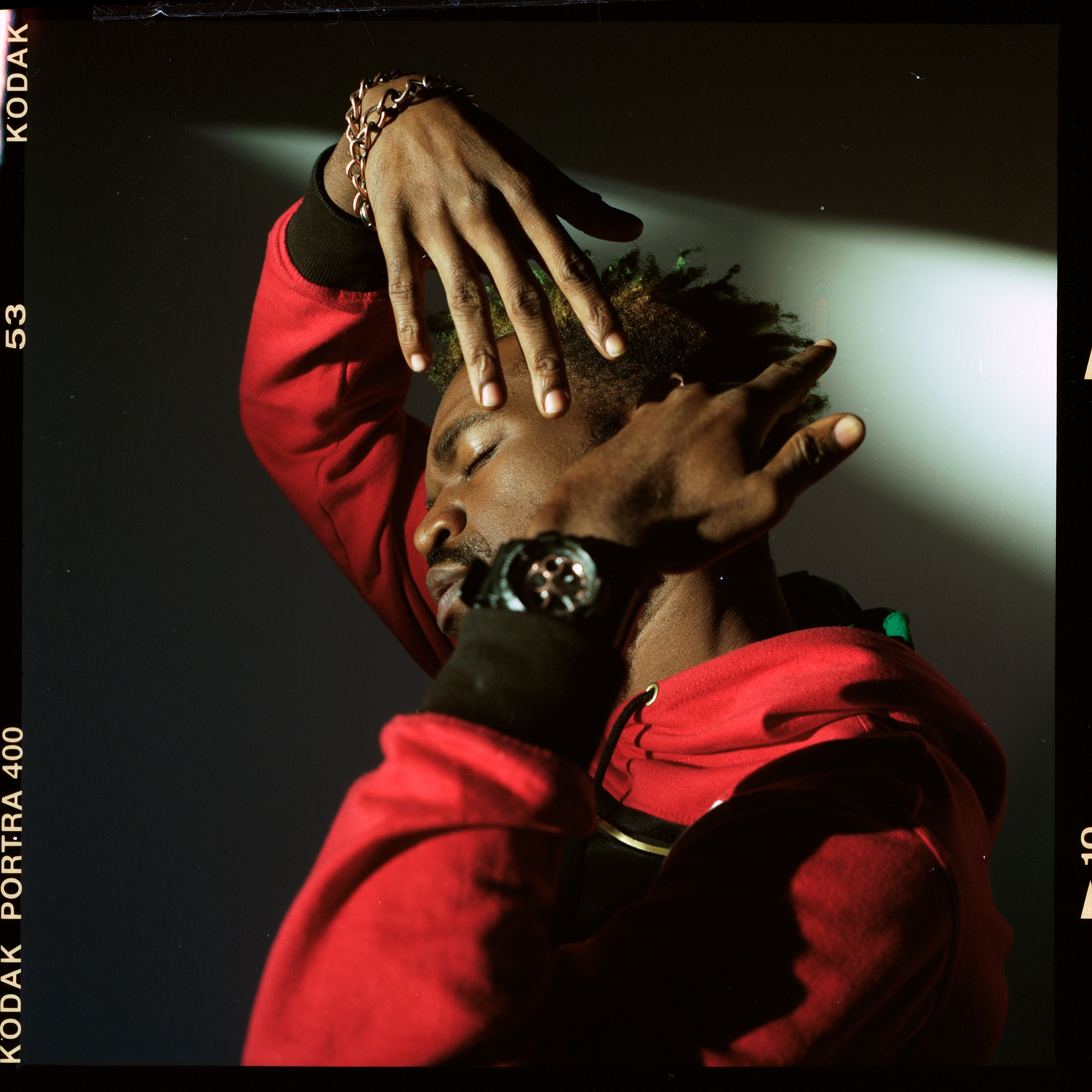 Portrait of Man with Hands around Face · Free Stock Photo