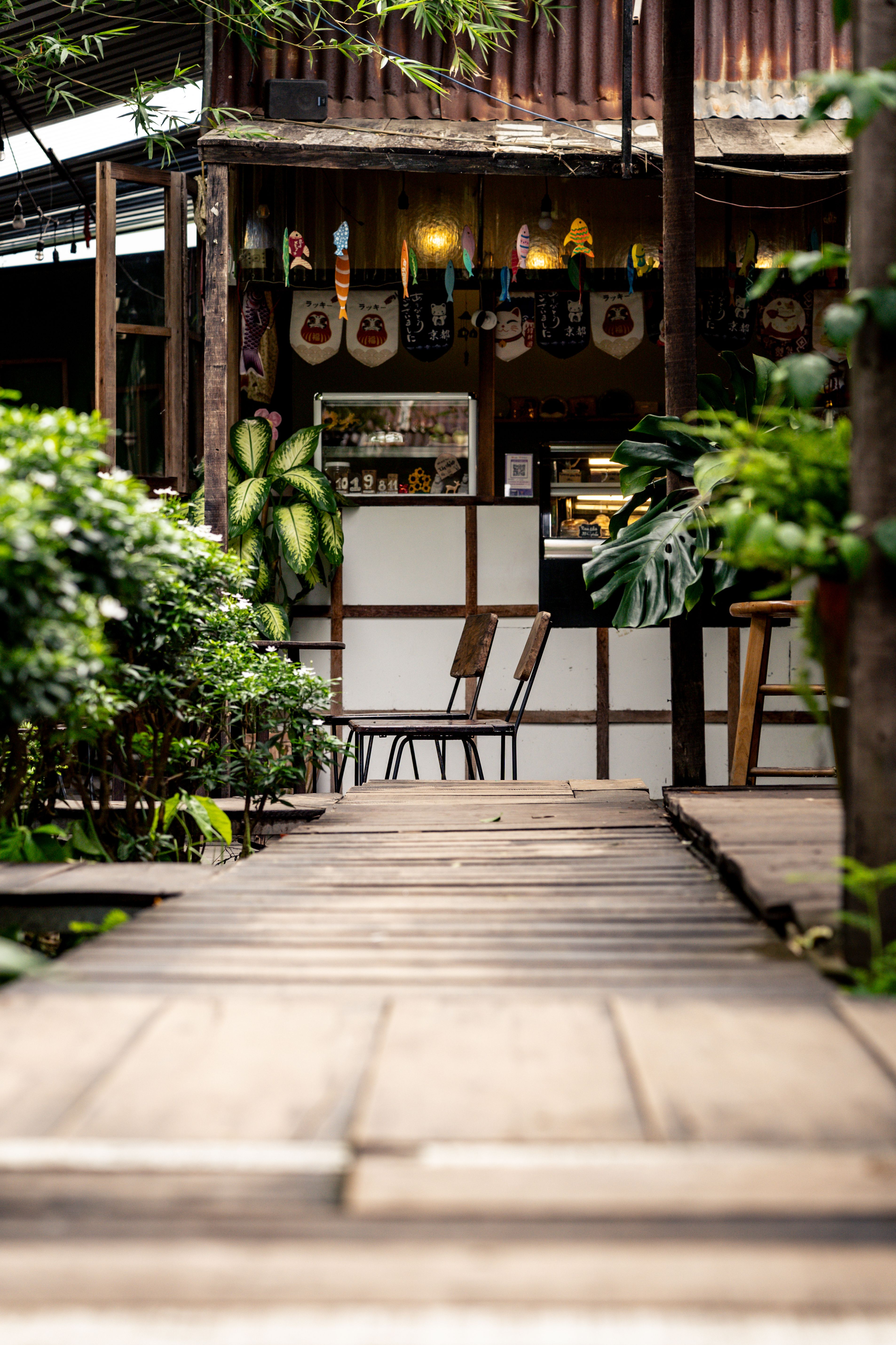 Cafe with Patio · Free Stock Photo