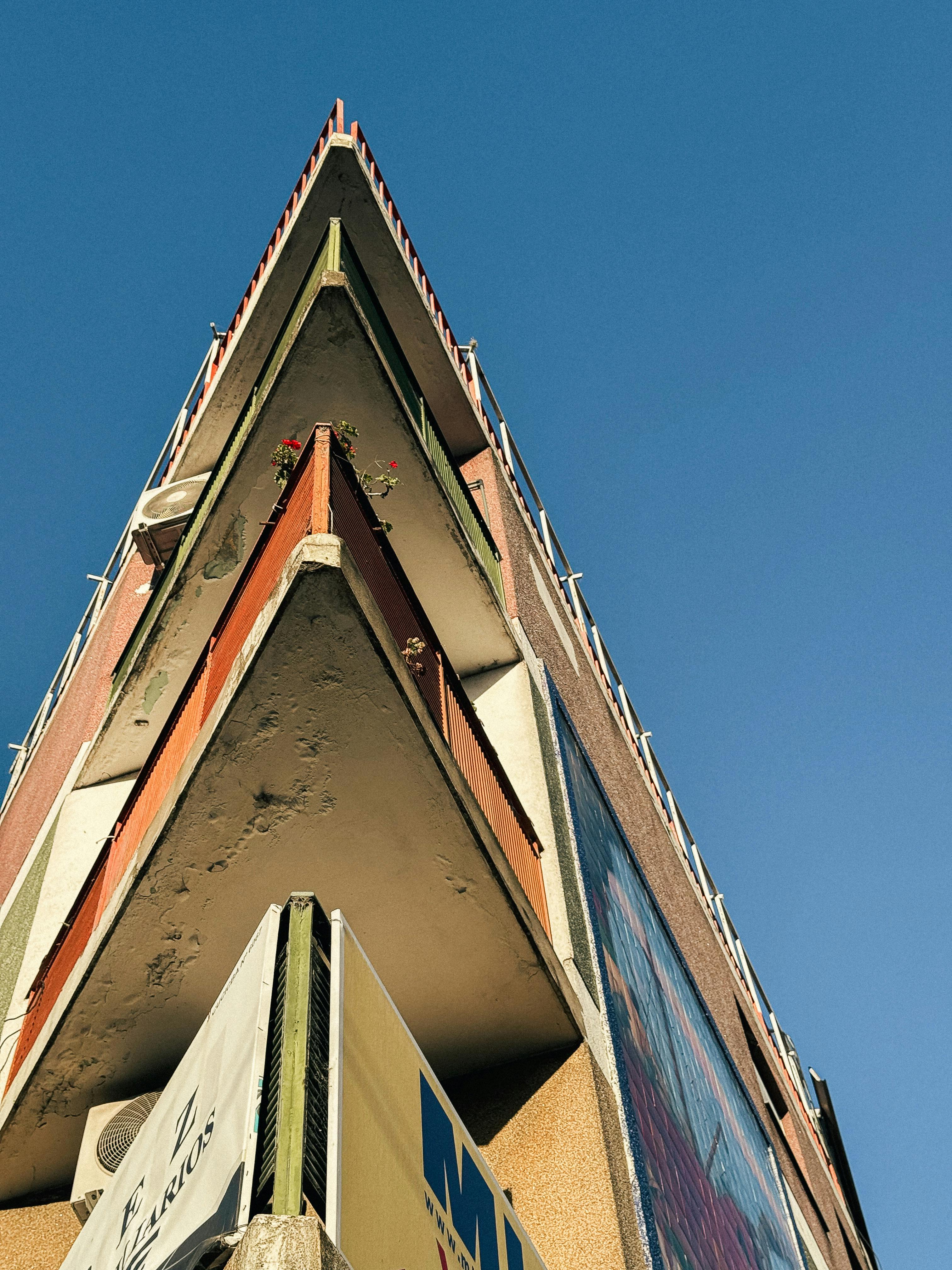 Balconies of Residential Building · Free Stock Photo