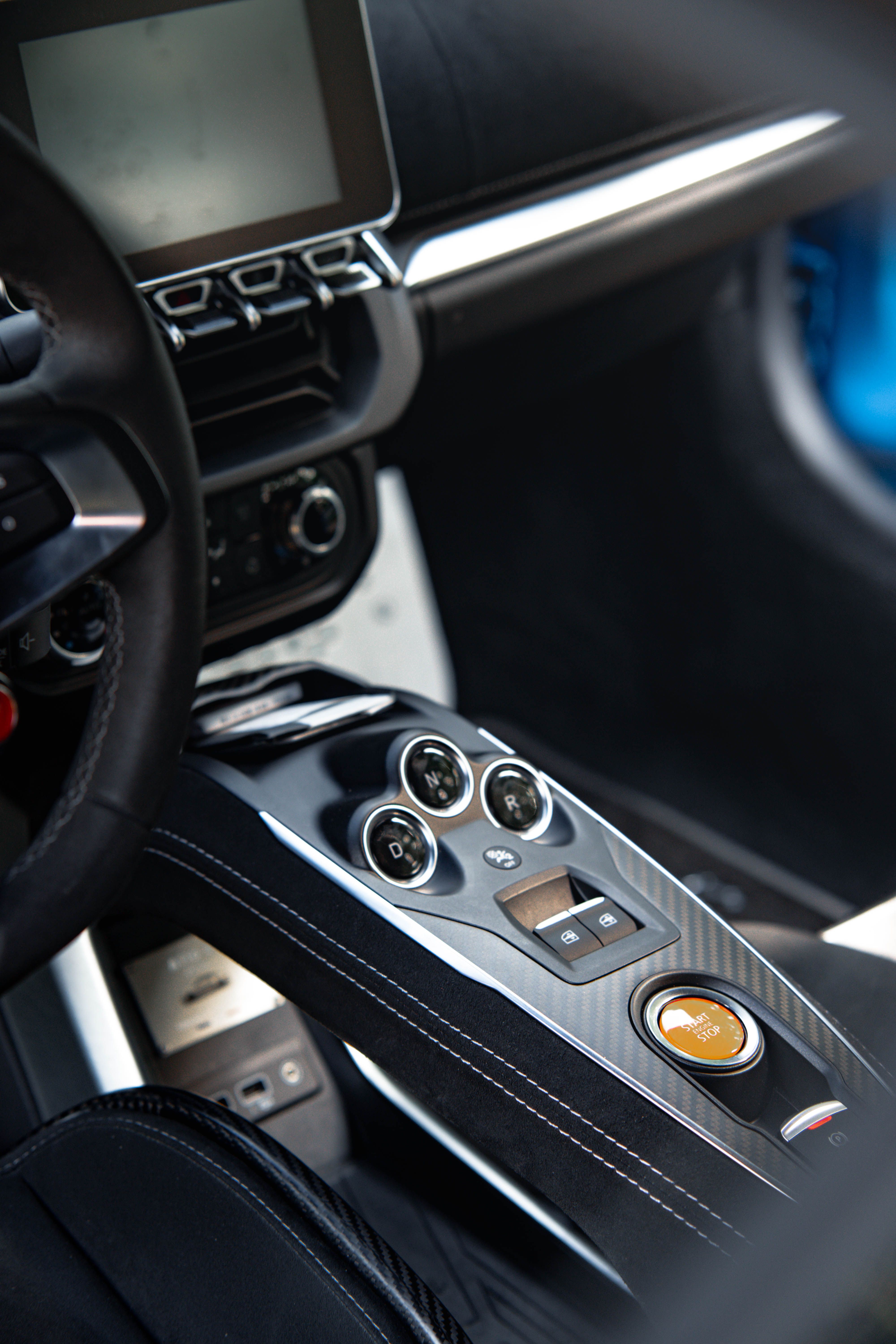 Interior of an Alpine A110 · Free Stock Photo