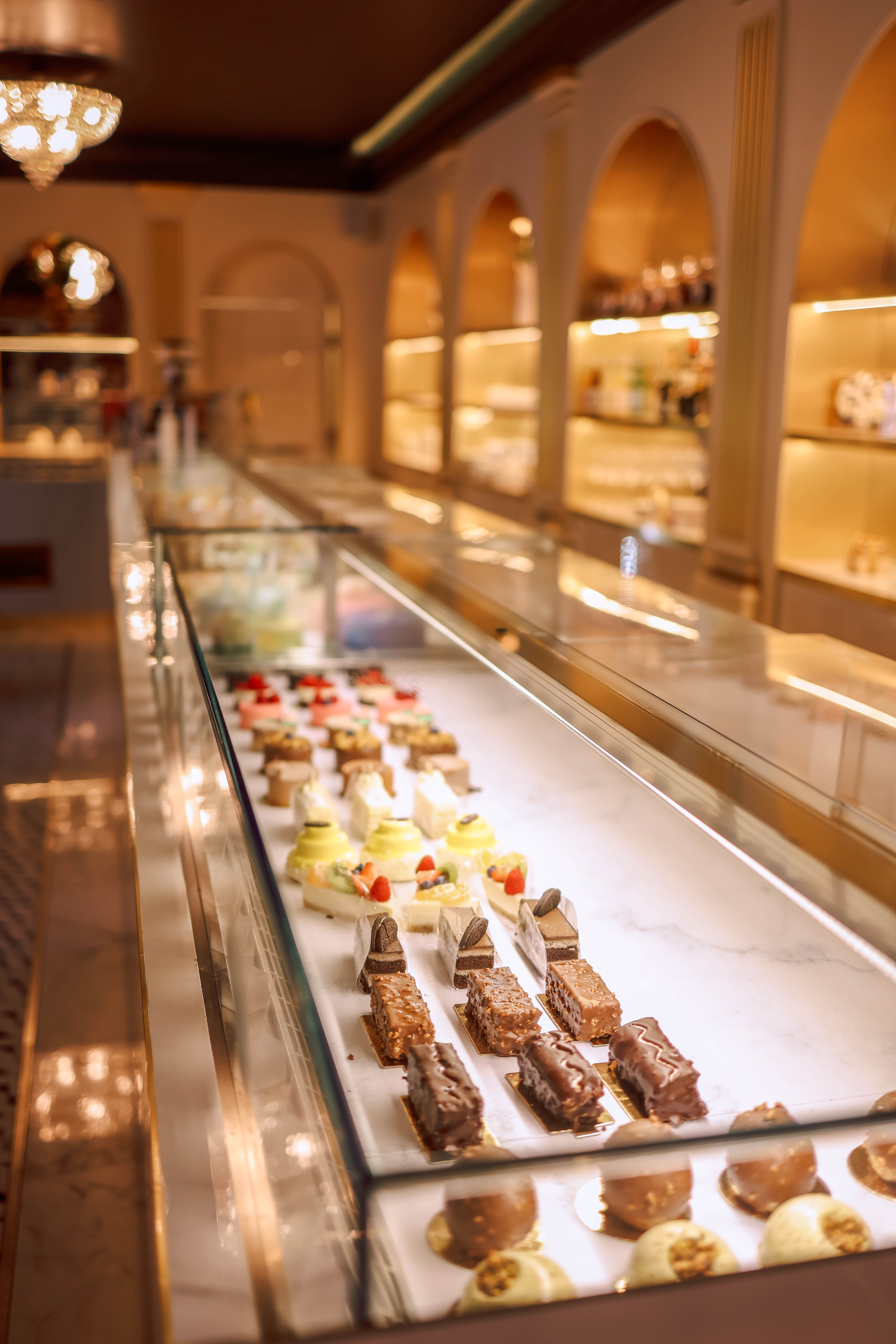 Bakery with Display of Pastries · Free Stock Photo