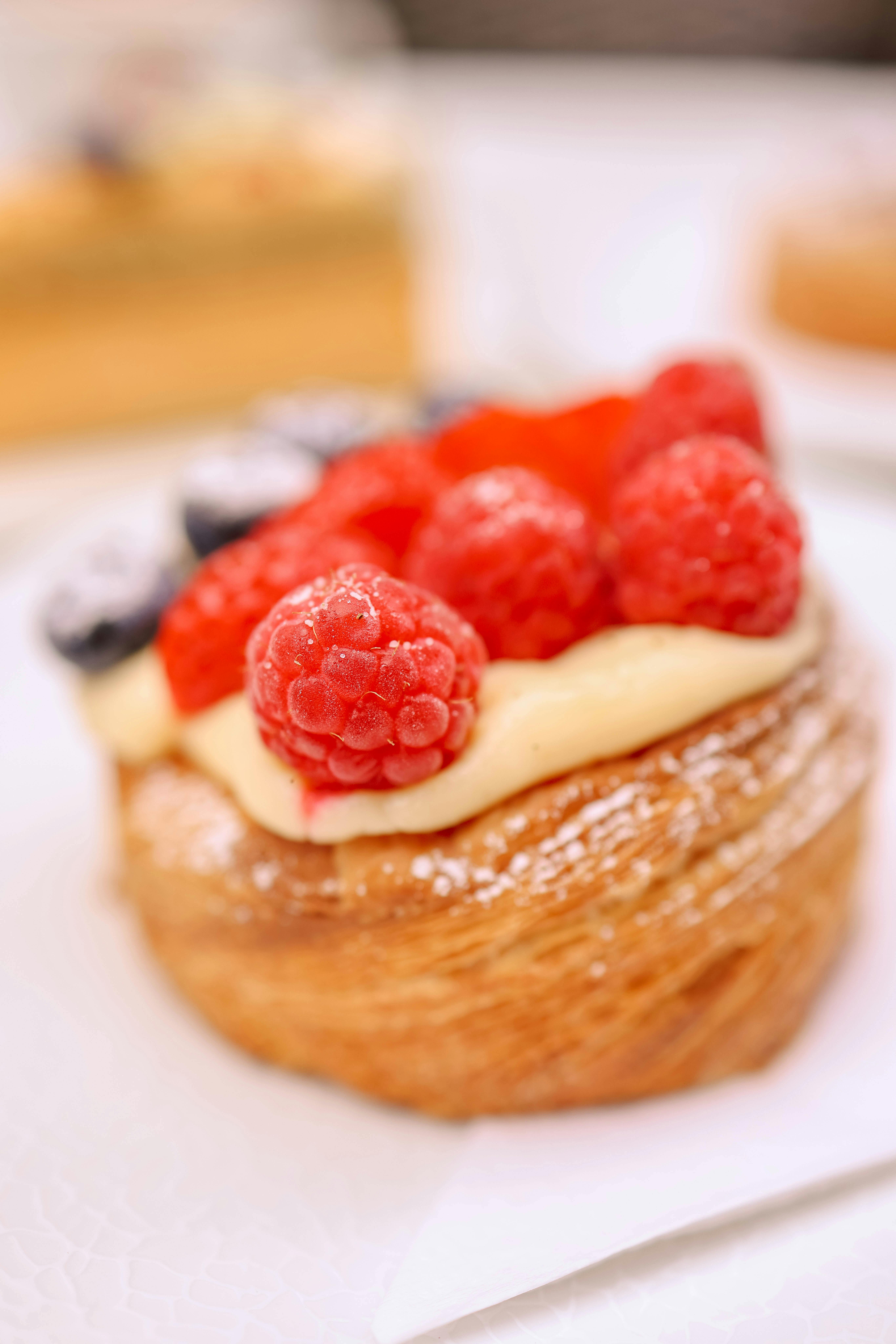 A Cream Puff Cut in Half · Free Stock Photo