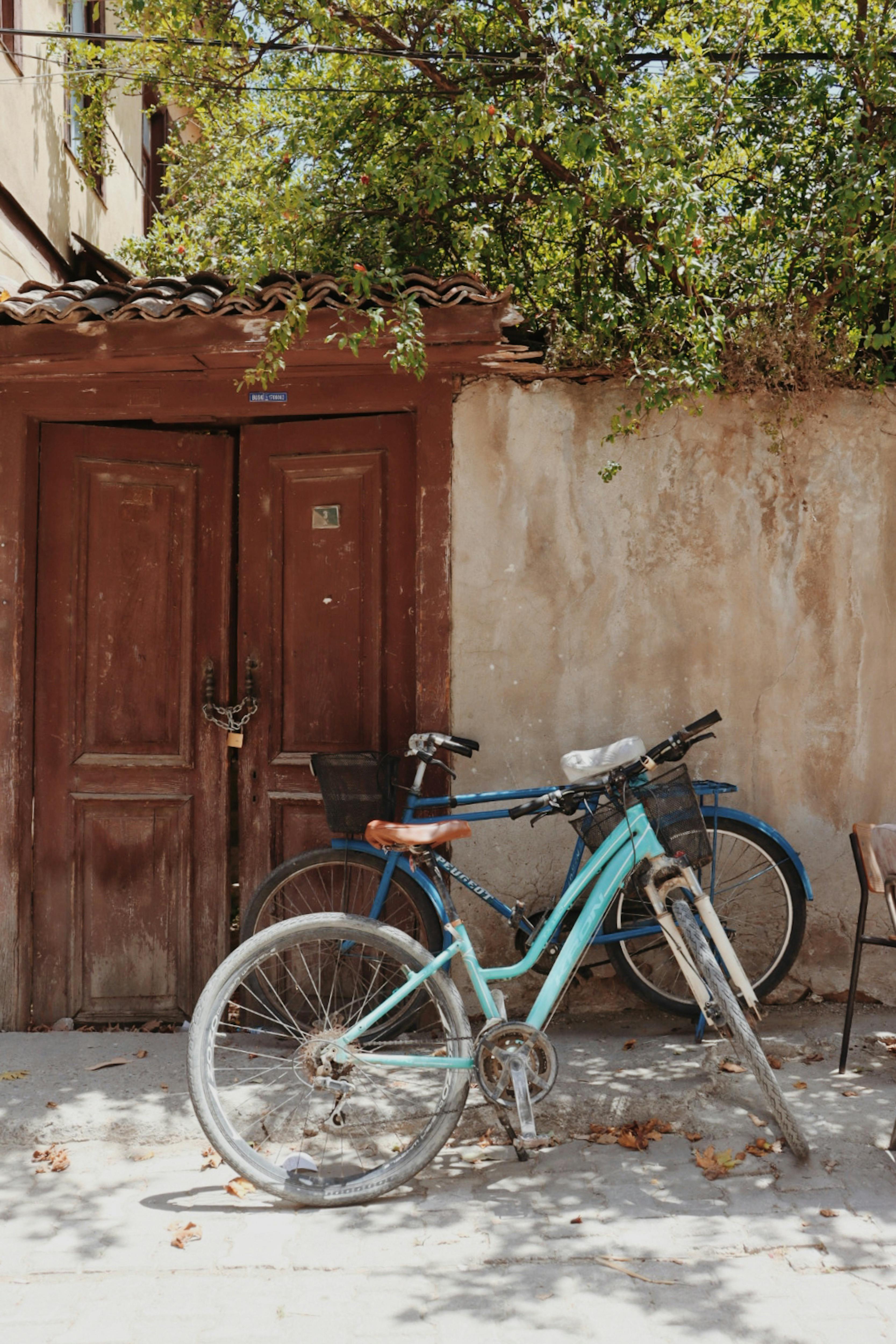 Bicycles on Sidewalk · Free Stock Photo