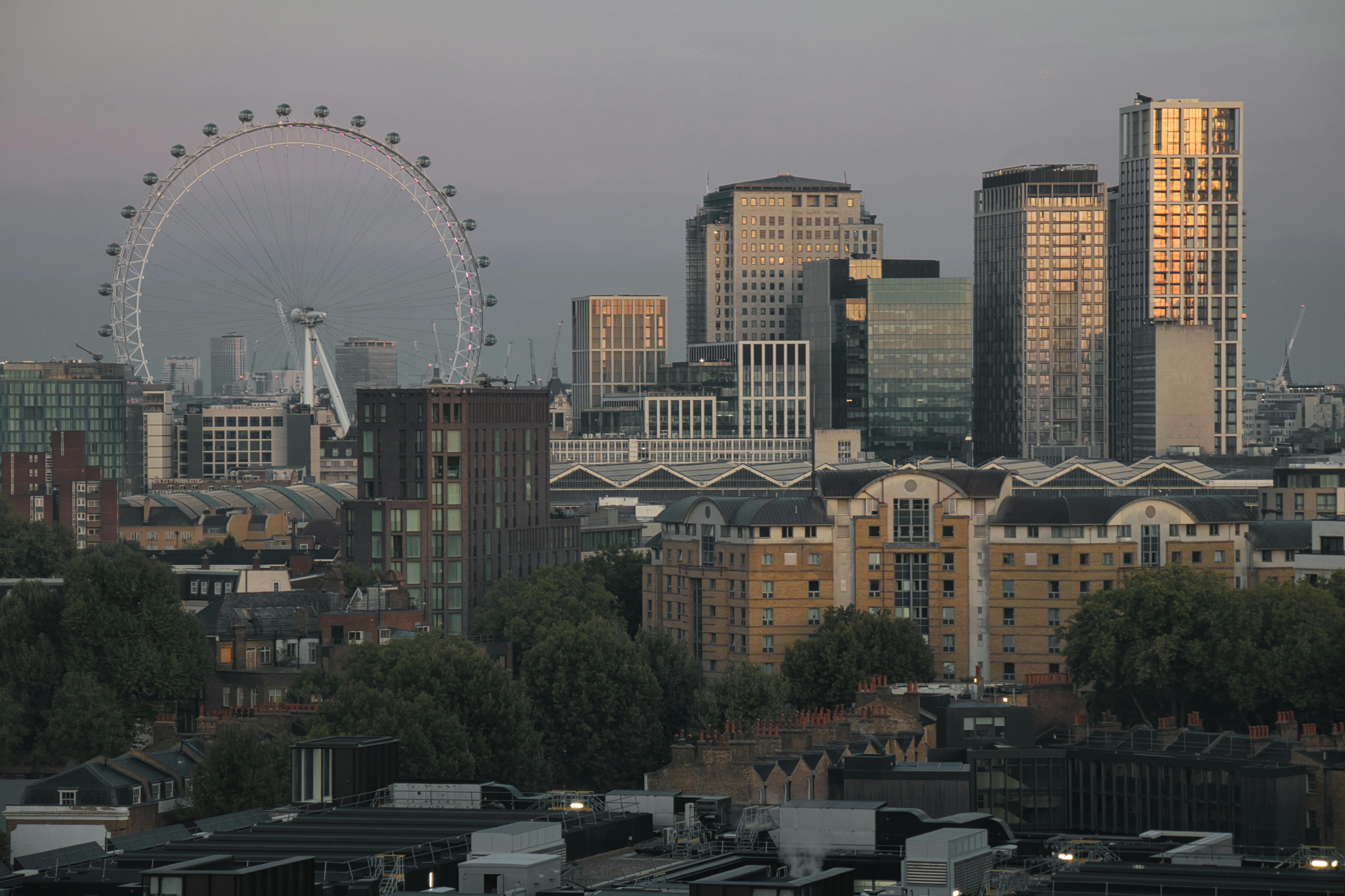 Waterloo and the London Eye · Free Stock Photo